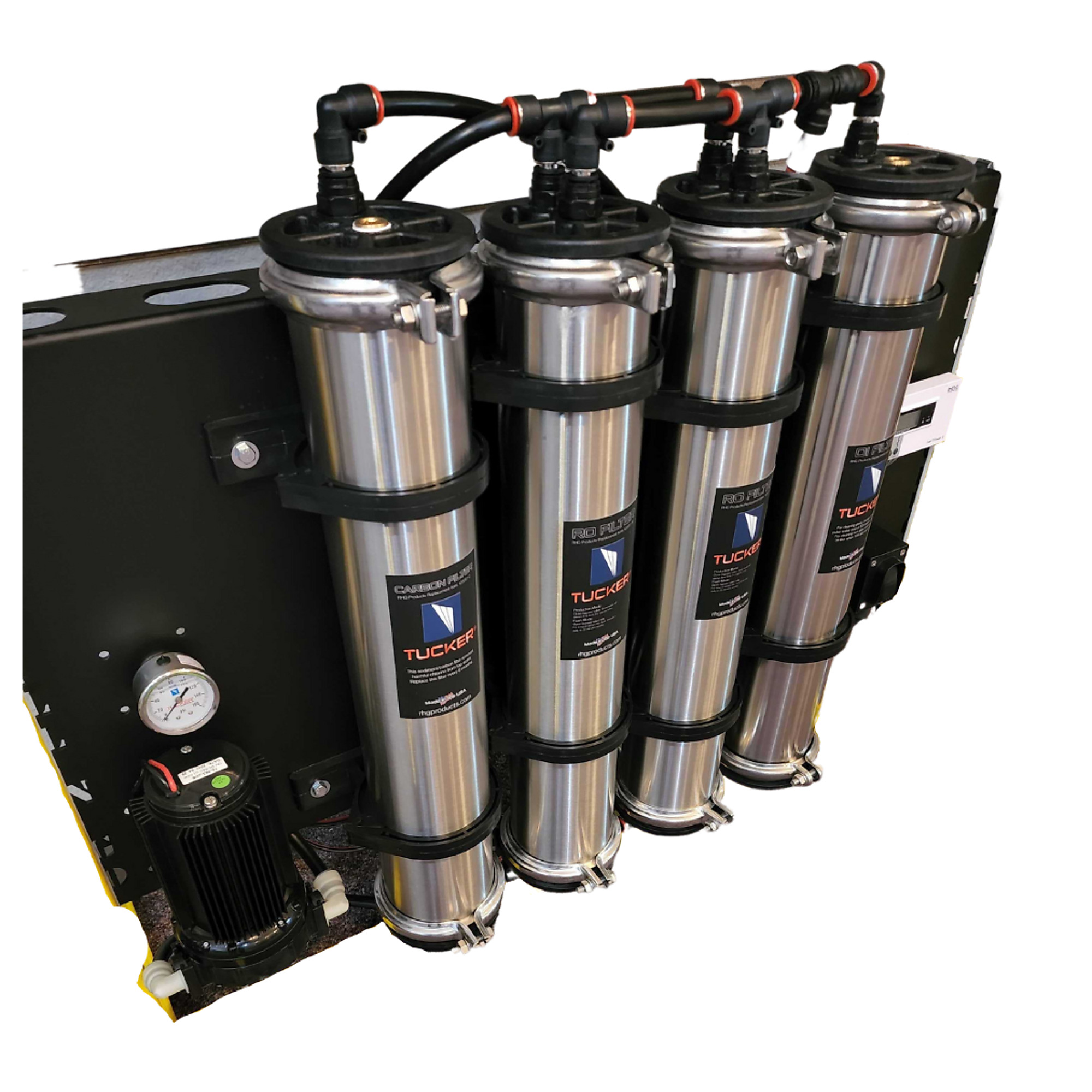 Tucker, Tucker Skid Mount 4-Stage RO/DI System - 12v, Model# 10070-WALL ...