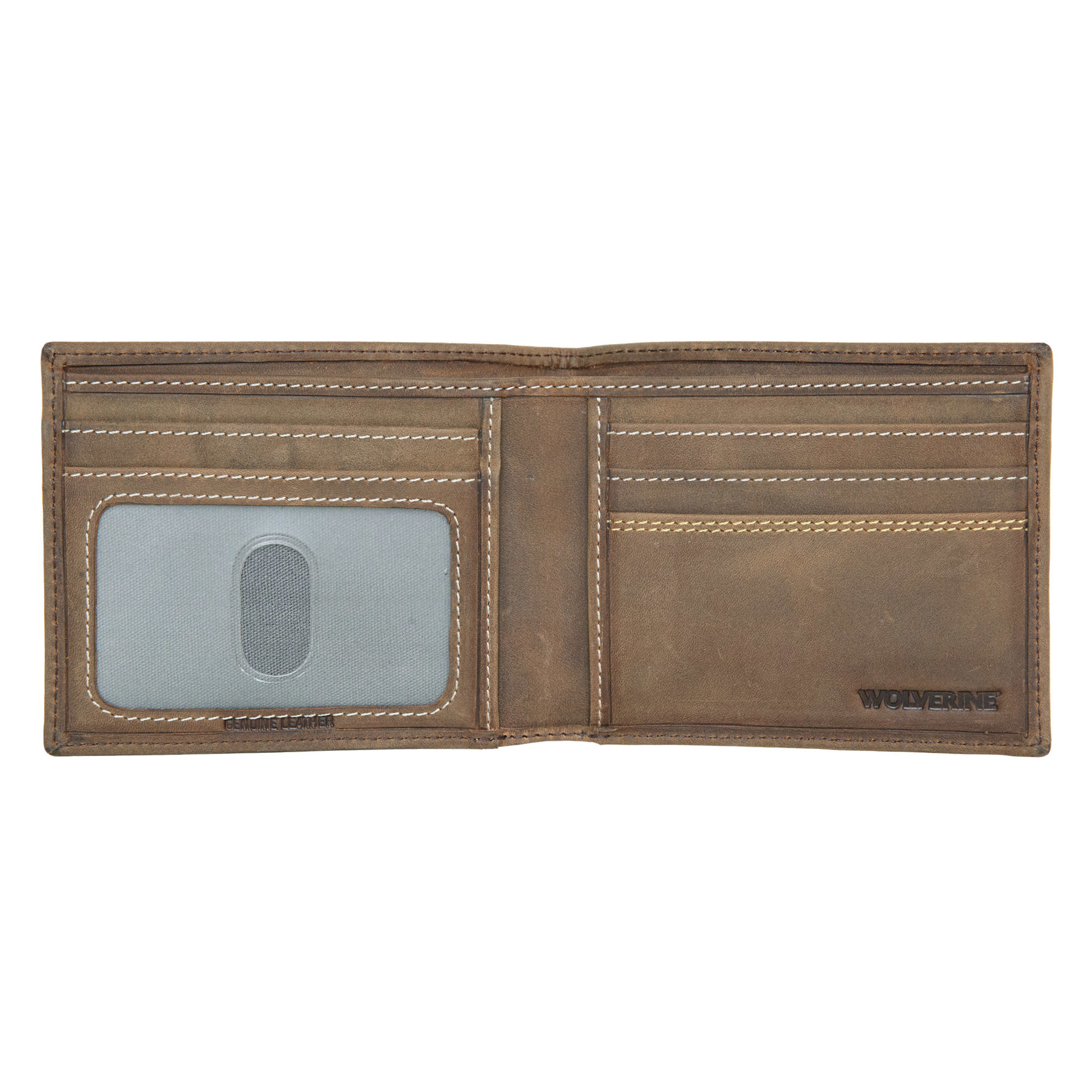 Wolverine, Rigger Bifold Wallet - Brown, Color Brown, Material Leather ...