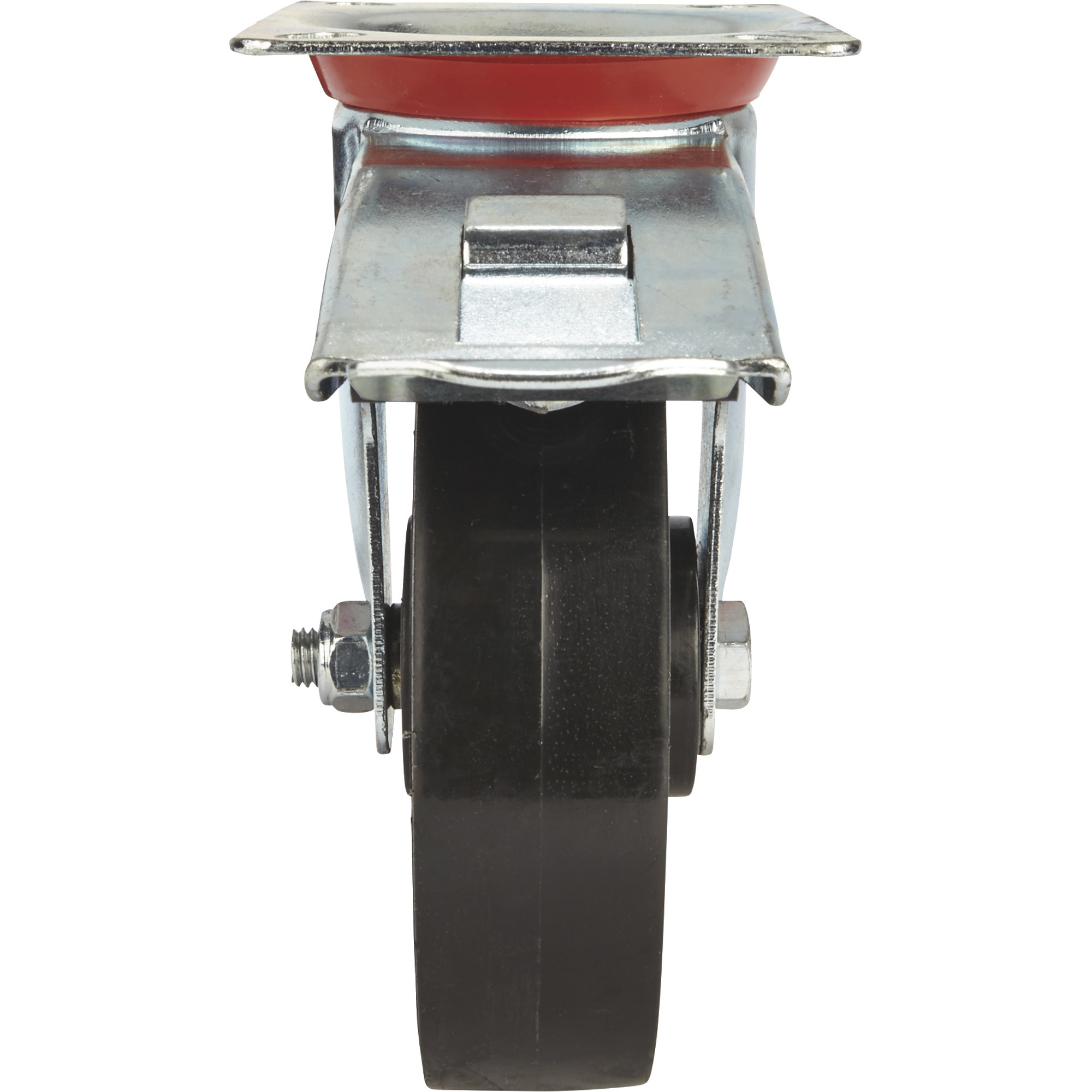 Ironton Light-Duty 6in. Swivel Nonmarking Polyolefin Caster with Brake ...