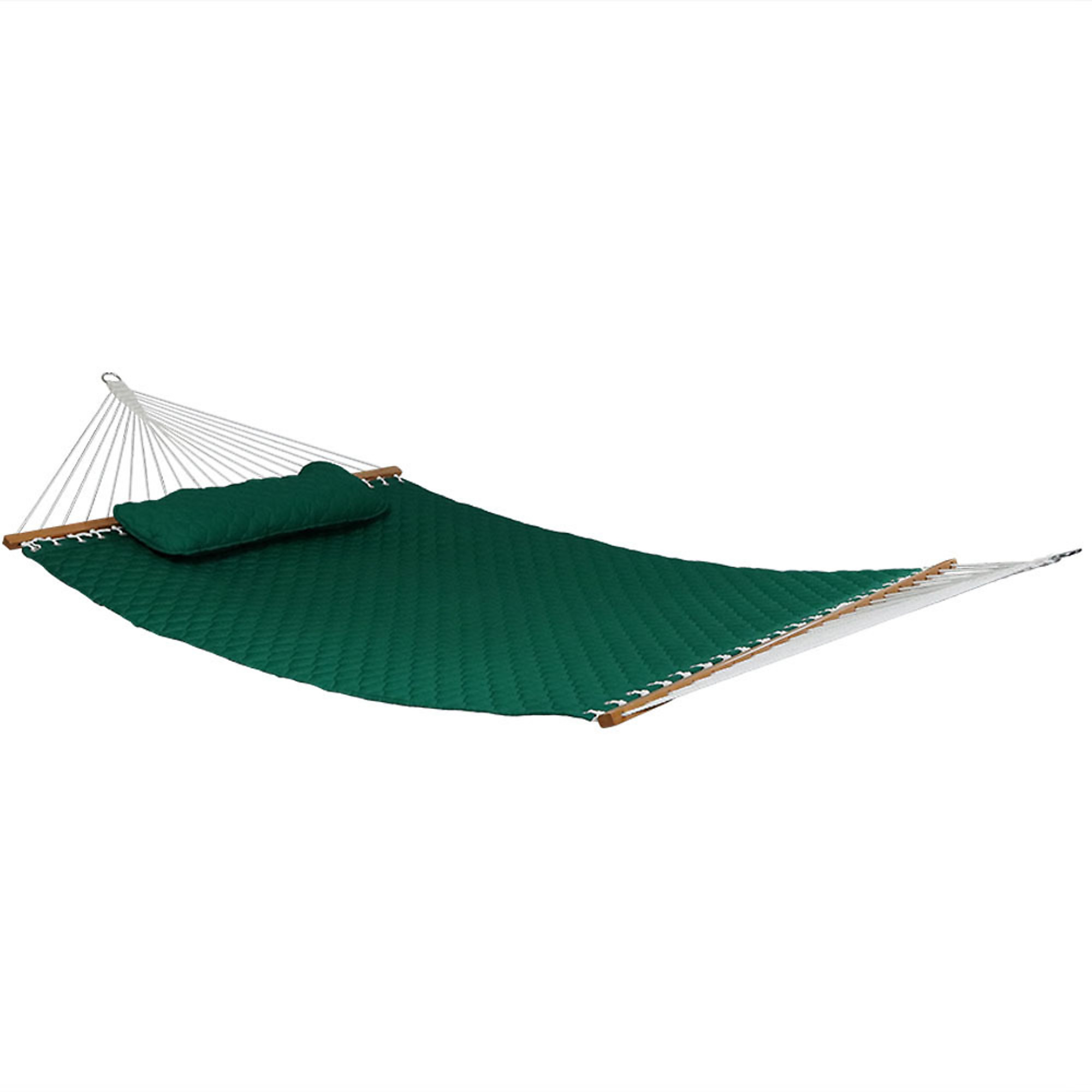 Sunnydaze Decor, Quilted Spreader Bar Hammock Pillow - Green, Color ...