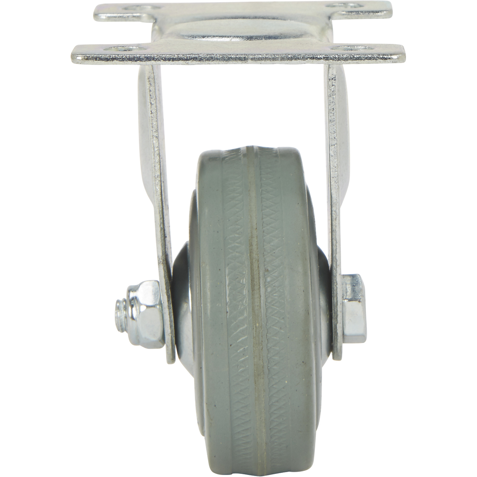 Strongway 2in. Rigid Nonmarking Rubber Caster, 110-Lb. Capacity ...