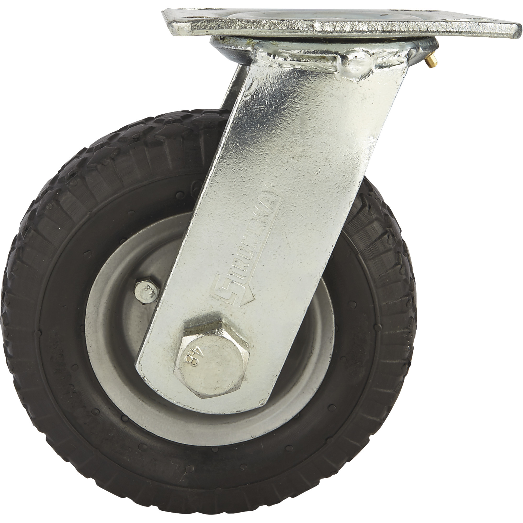 Strongway 6in. Swivel Flat-Free Rubber Foam-Filled Caster, 200-Lb ...