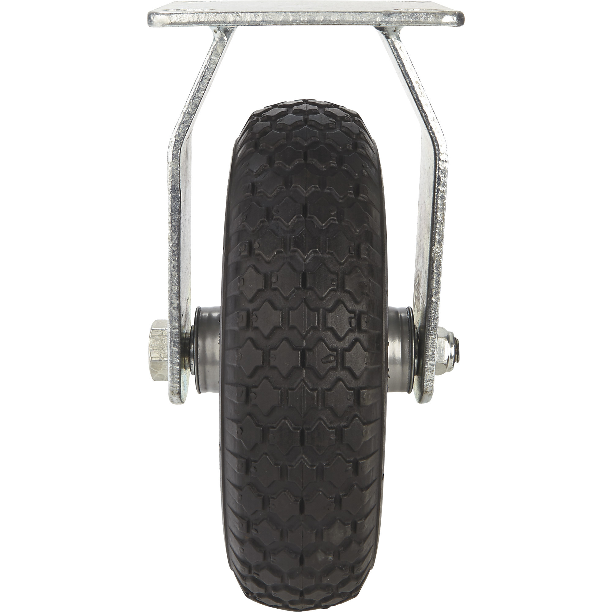 Strongway 8in. Rigid Flat-Free Rubber Foam-Filled Caster, 250-Lb ...
