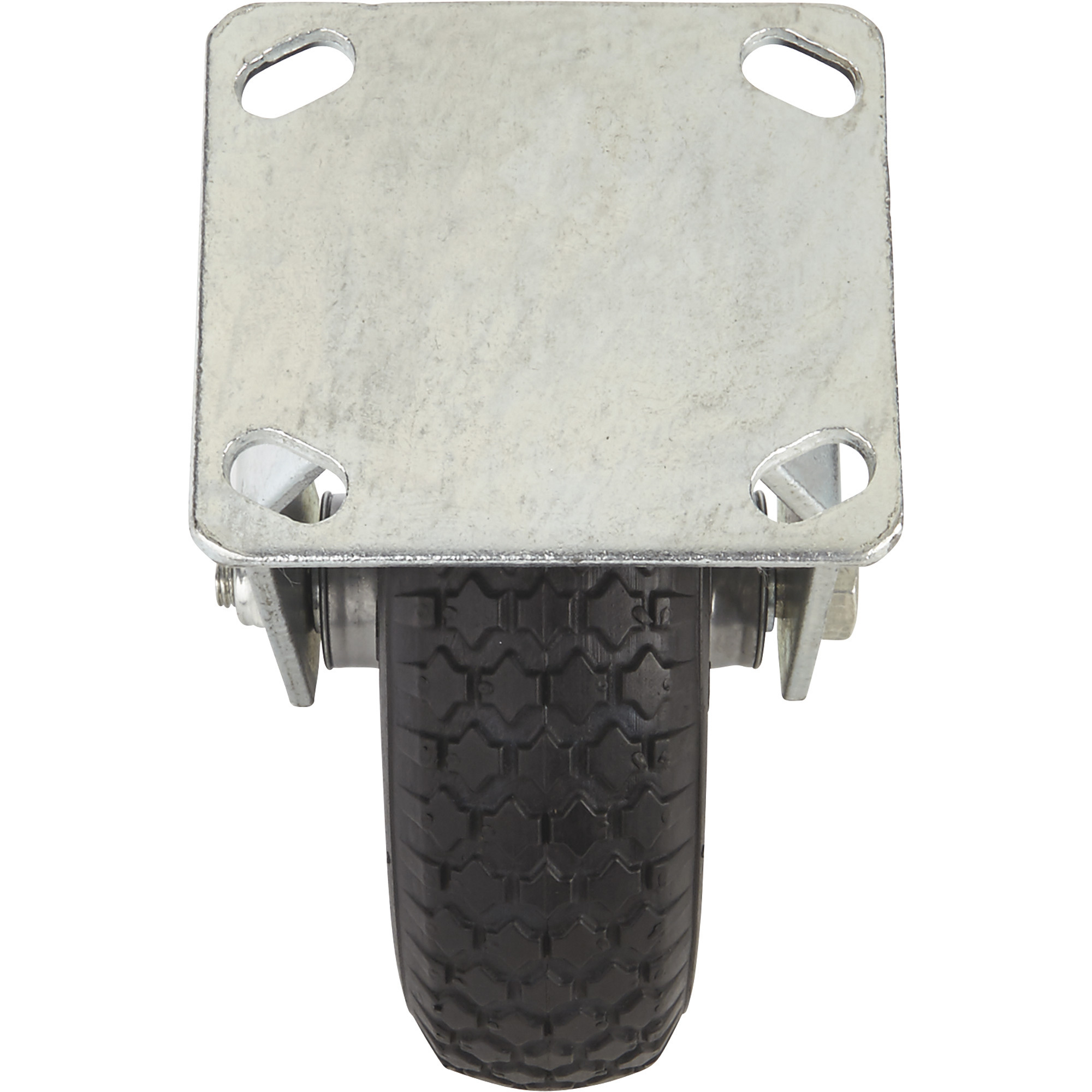 Strongway 8in. Rigid Flat-Free Rubber Foam-Filled Caster, 250-Lb ...