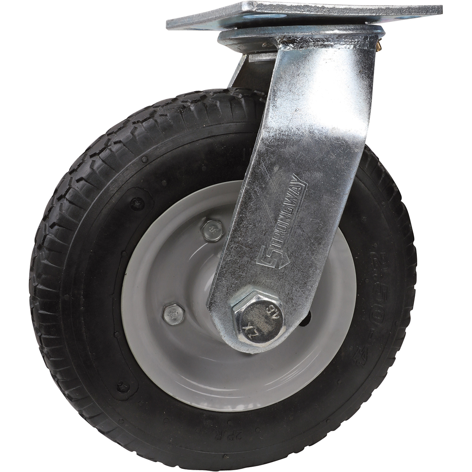 Strongway 8in. Swivel Flat-Free Rubber Foam-Filled Caster, 250-Lb ...