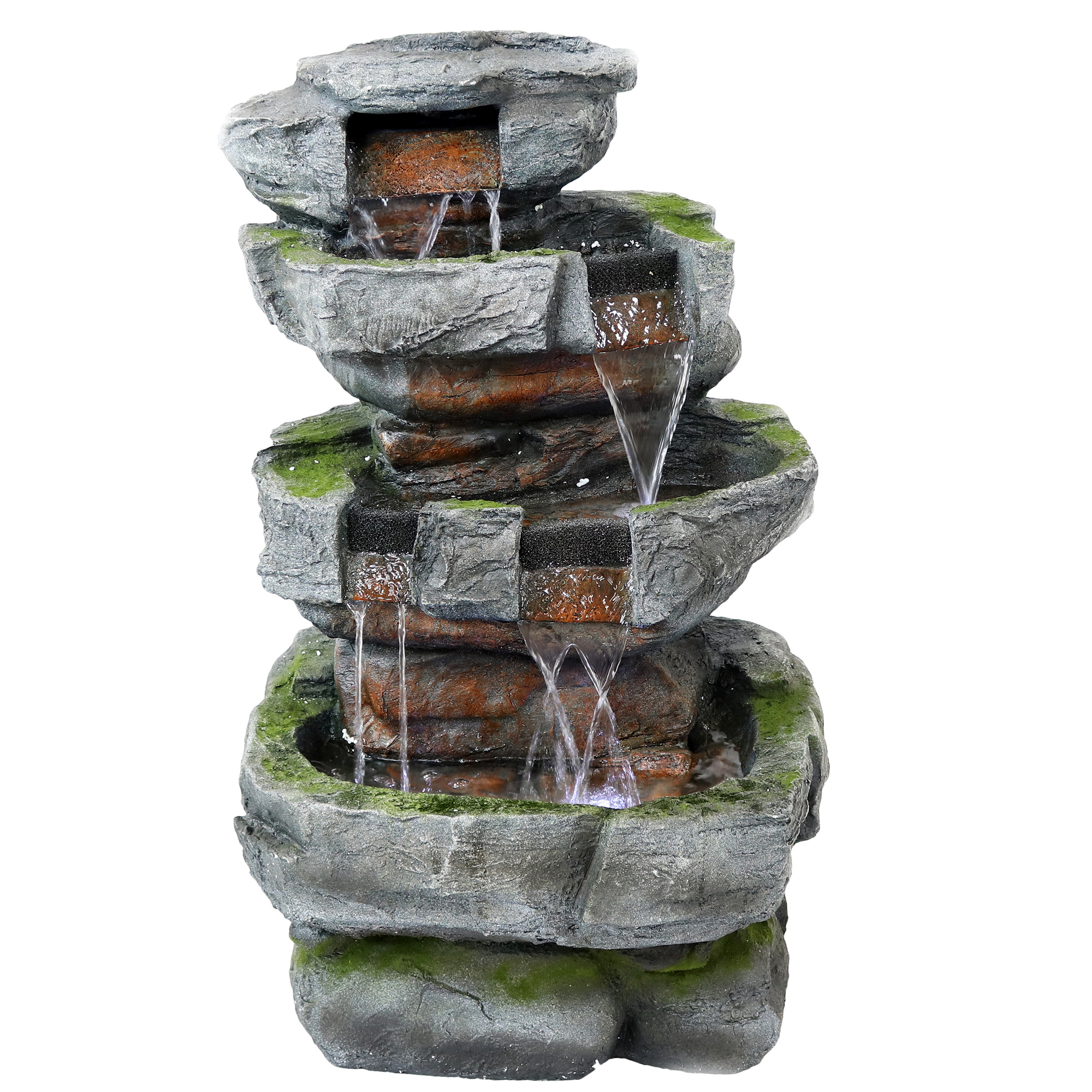 Sunnydaze Decor, Large Rock Quarry Waterfall Fountain - 31in., Model ...