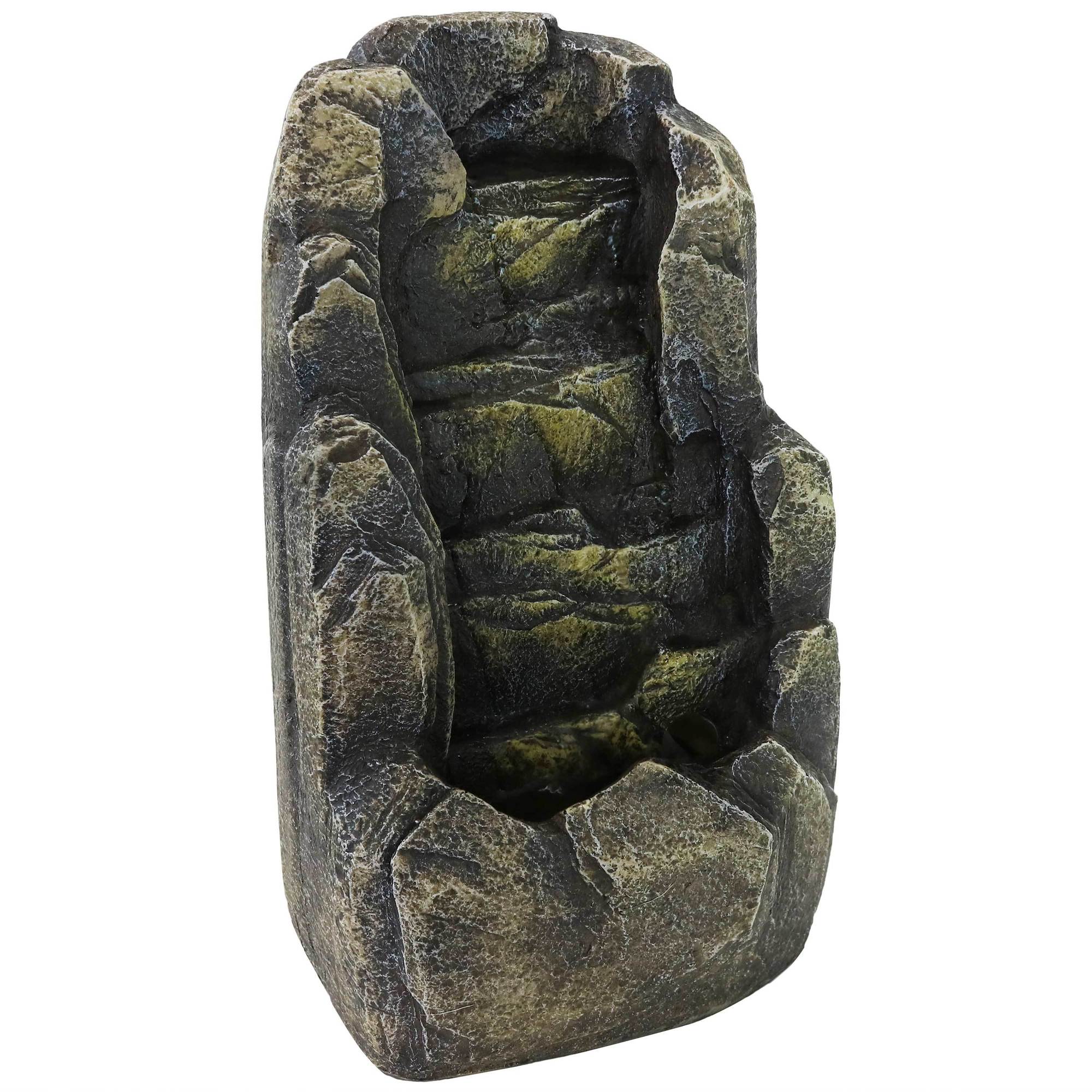 Sunnydaze Decor, Rocky Waterfall Stream Tabletop Fountain - 12in ...