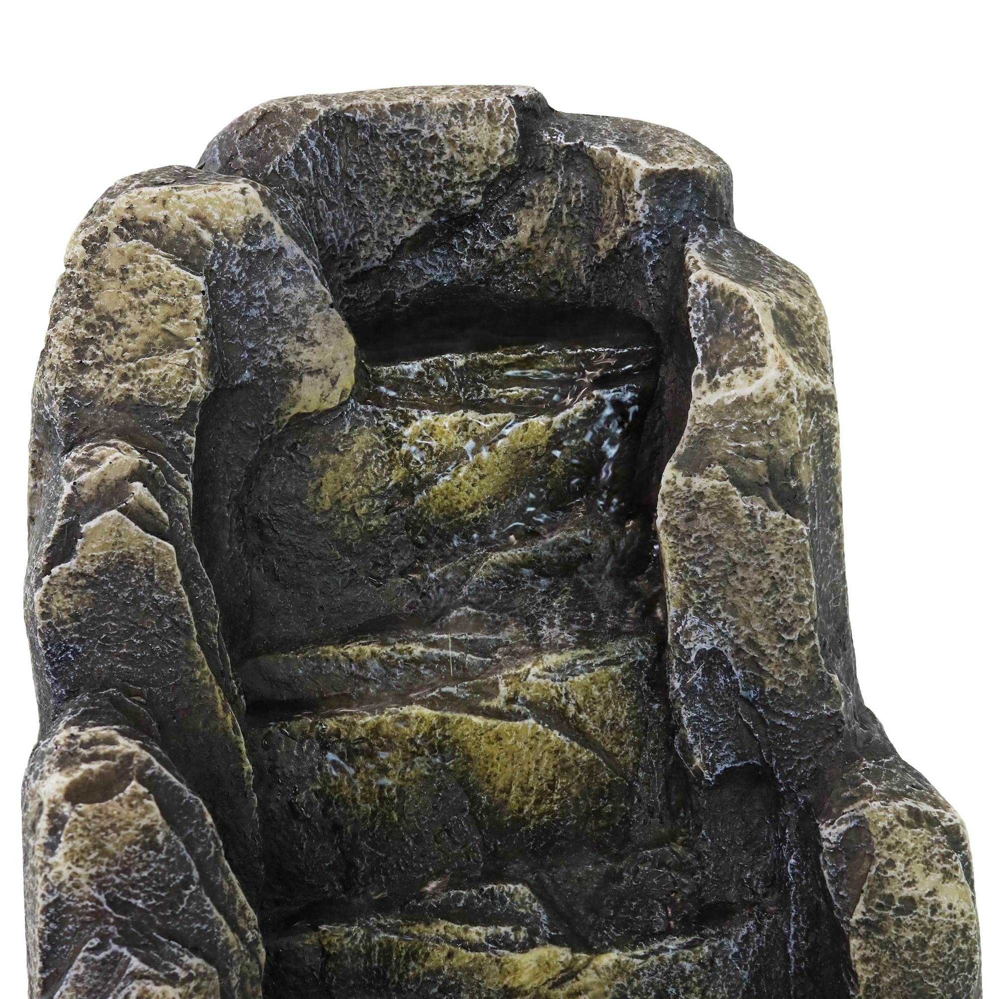 Sunnydaze Decor, Rocky Waterfall Stream Tabletop Fountain - 12in ...