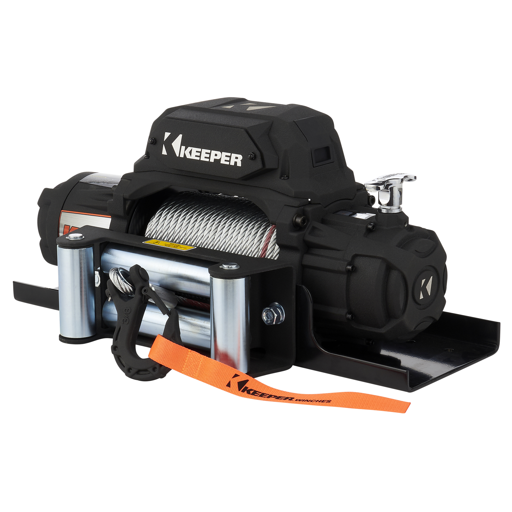 Keeper, KX9,500E, Winch, Int WL Remote, WR, RF, w Light, Capacity (Line ...