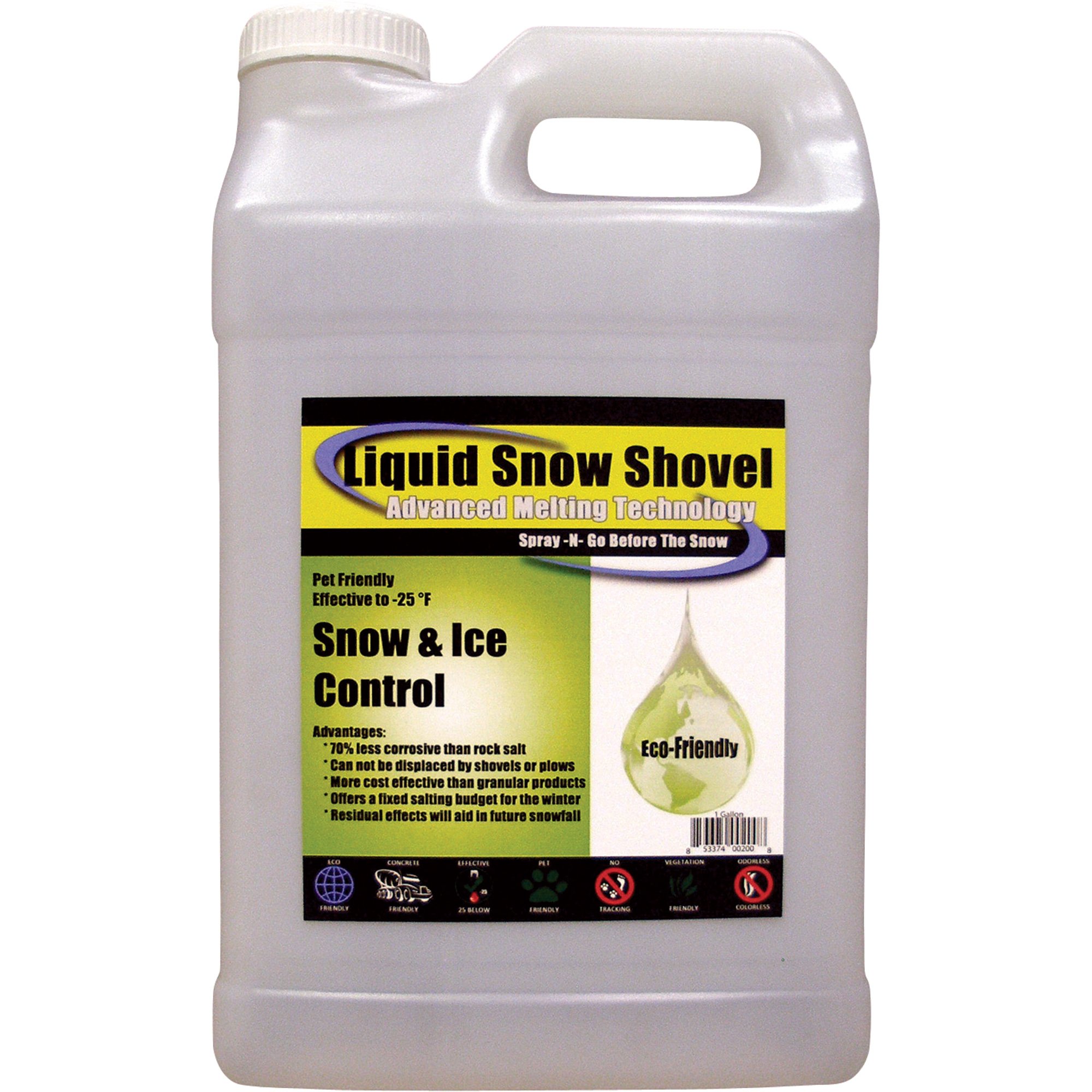 Advanced Seasonal Innovations Liquid Snow Shovel Spray — 2.5-Gallon ...