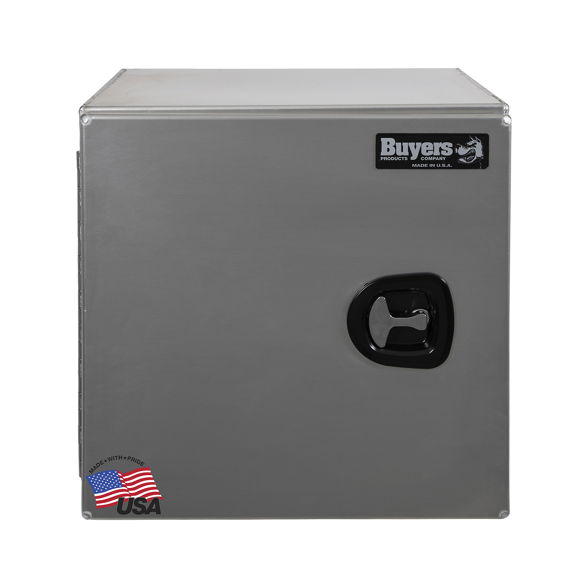Buyers Products 24x24x24 Single Door Underbody Truck Tool Job Storage Box Width 24 in Material Aluminum Color Finish Smooth Silver Model 1705325 Northern Tool