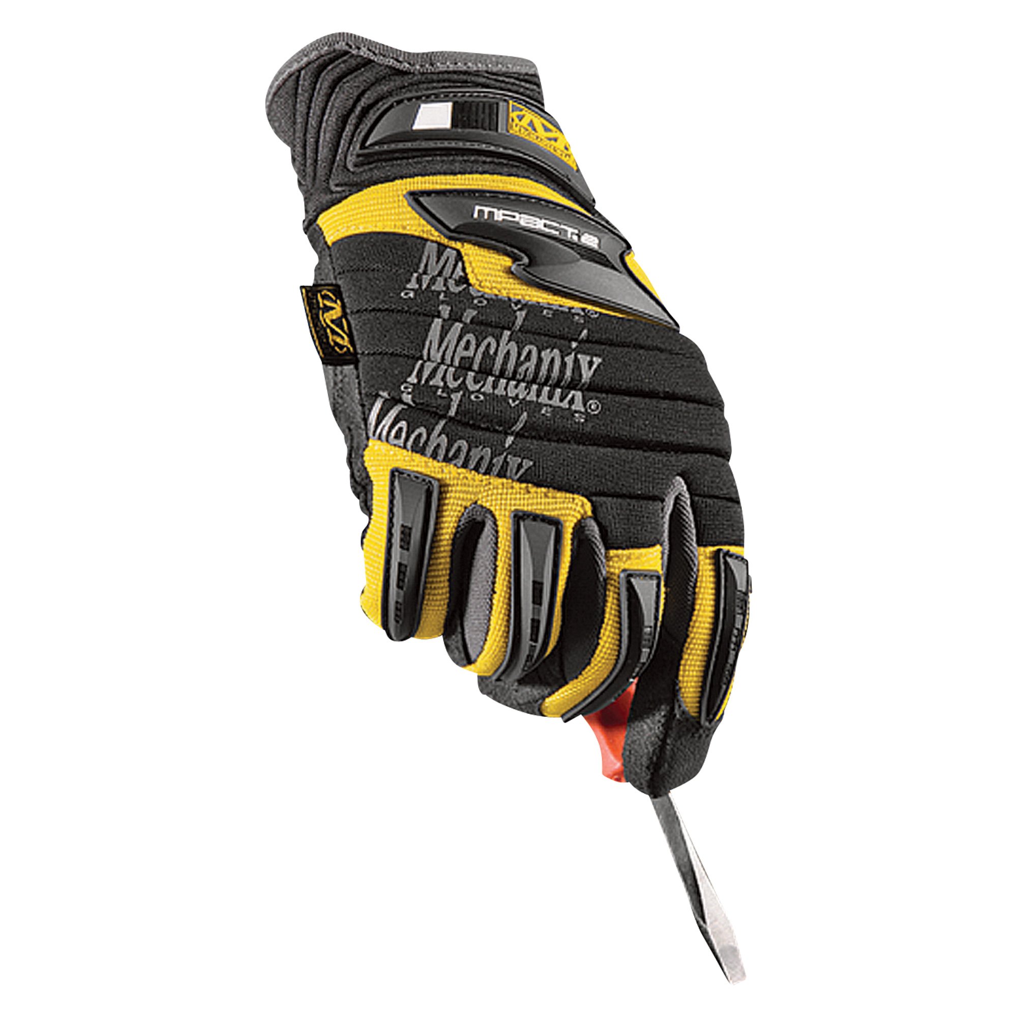 Mechanix Wear M-Pact 2 Gloves — Yellow, Large, Model# MP2-01-010 ...