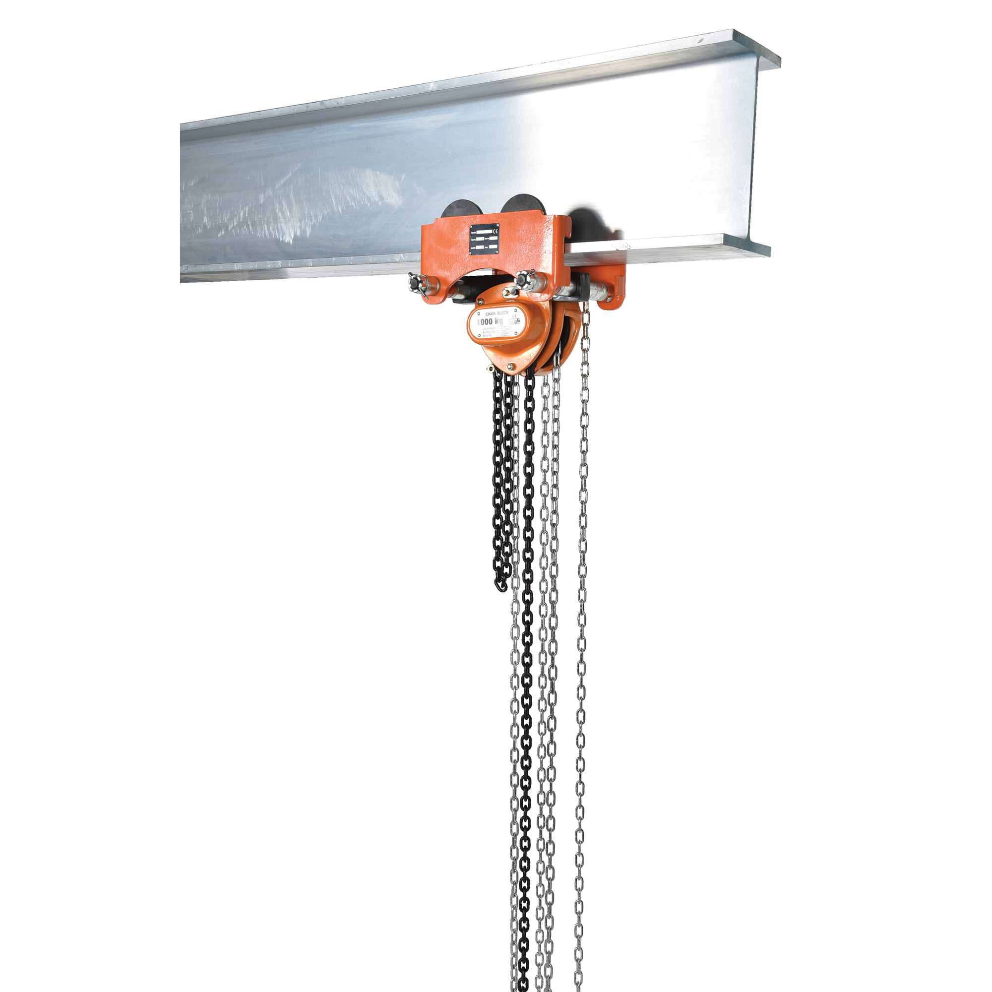 Vestil, Low Headroom Chain Hoist Gear Trolley 2k, Capacity 2000 lb ...
