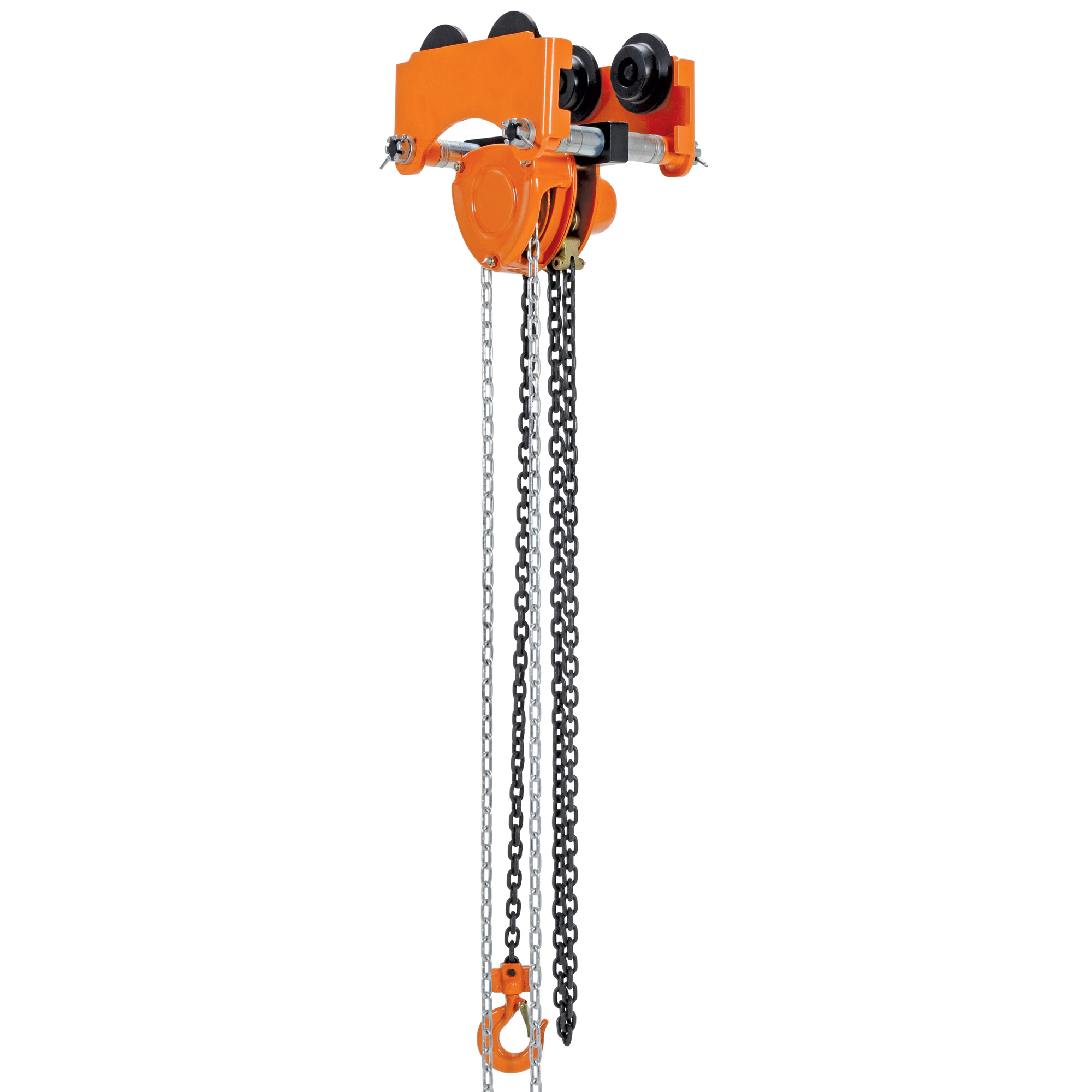 Vestil Low Headroom Chain Hoist with Push Trolley - 2000-Lb. Capacity ...