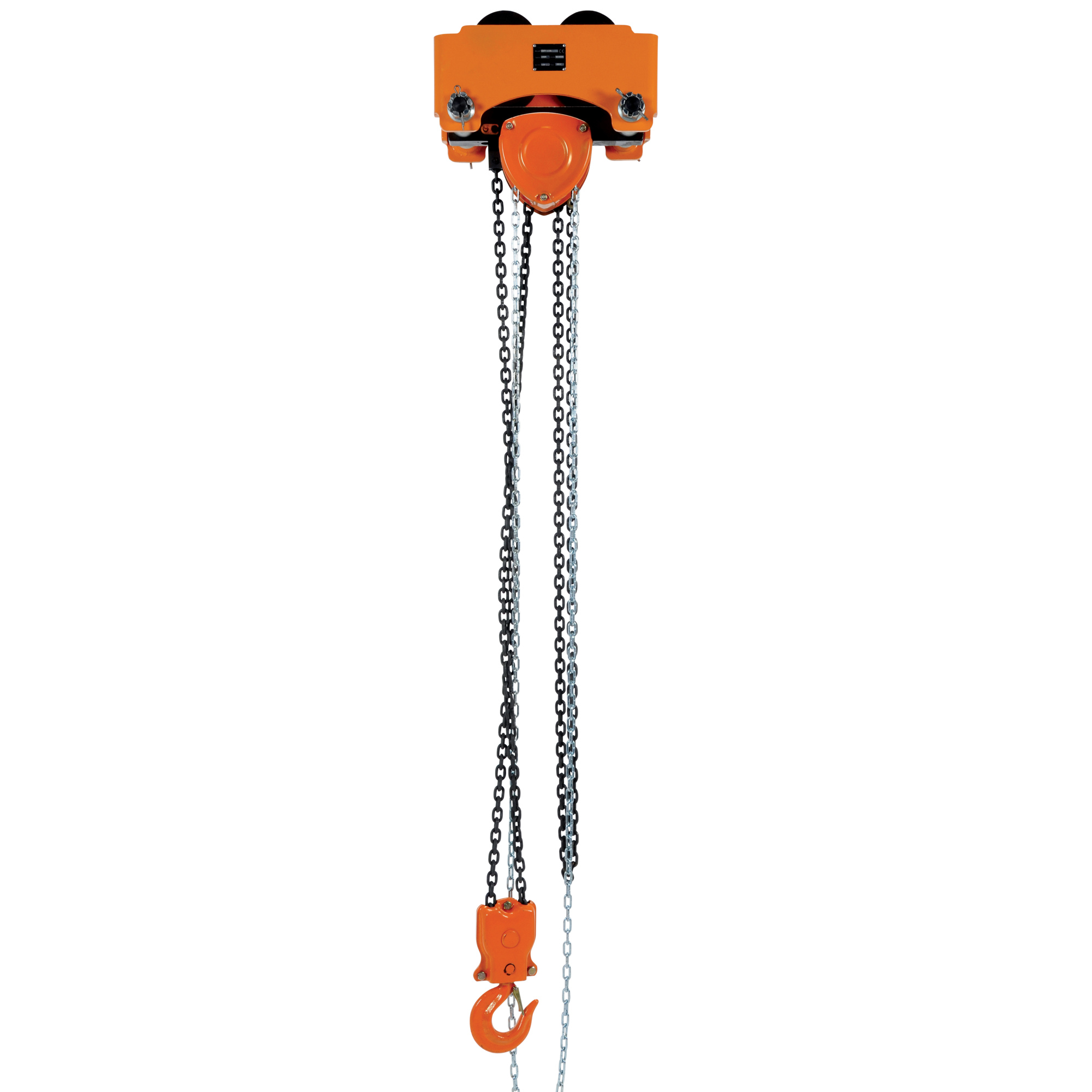 Vestil, Push Chain Hoist Option Trolly, Capacity 6000 lb, Lift Height ...