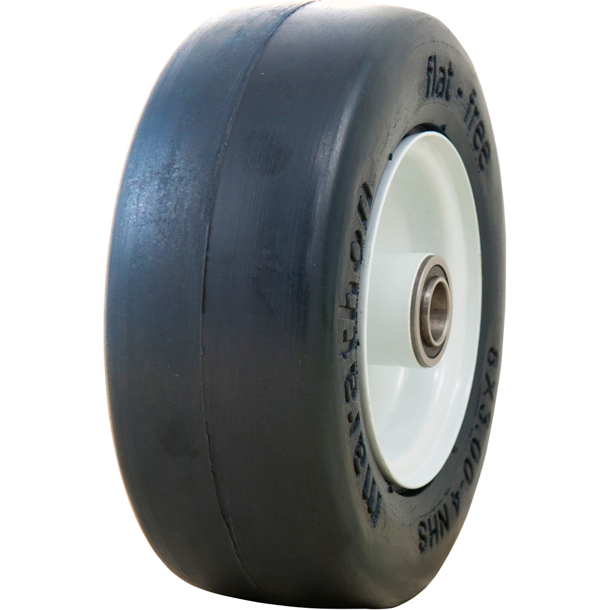 Marathon Tires Flat-Free Lawn Mower Tire, 3/4in. Bore, 8 x 3.00-4in ...