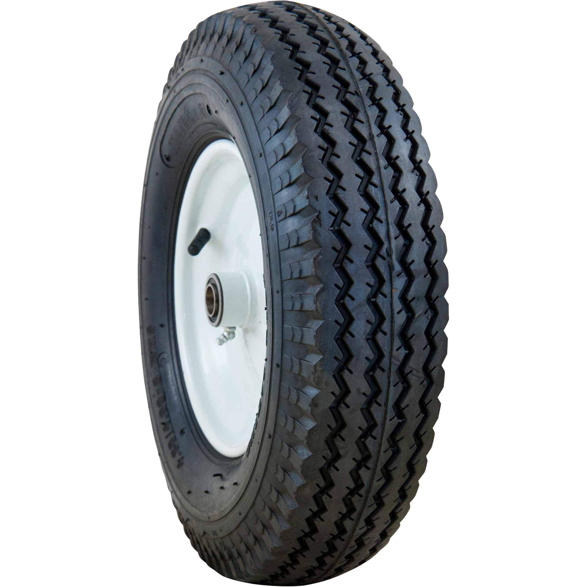 Marathon Tires Pneumatic Wheelbarrow Tire, 3/4in. Bore, 4.80/4.00-8in ...