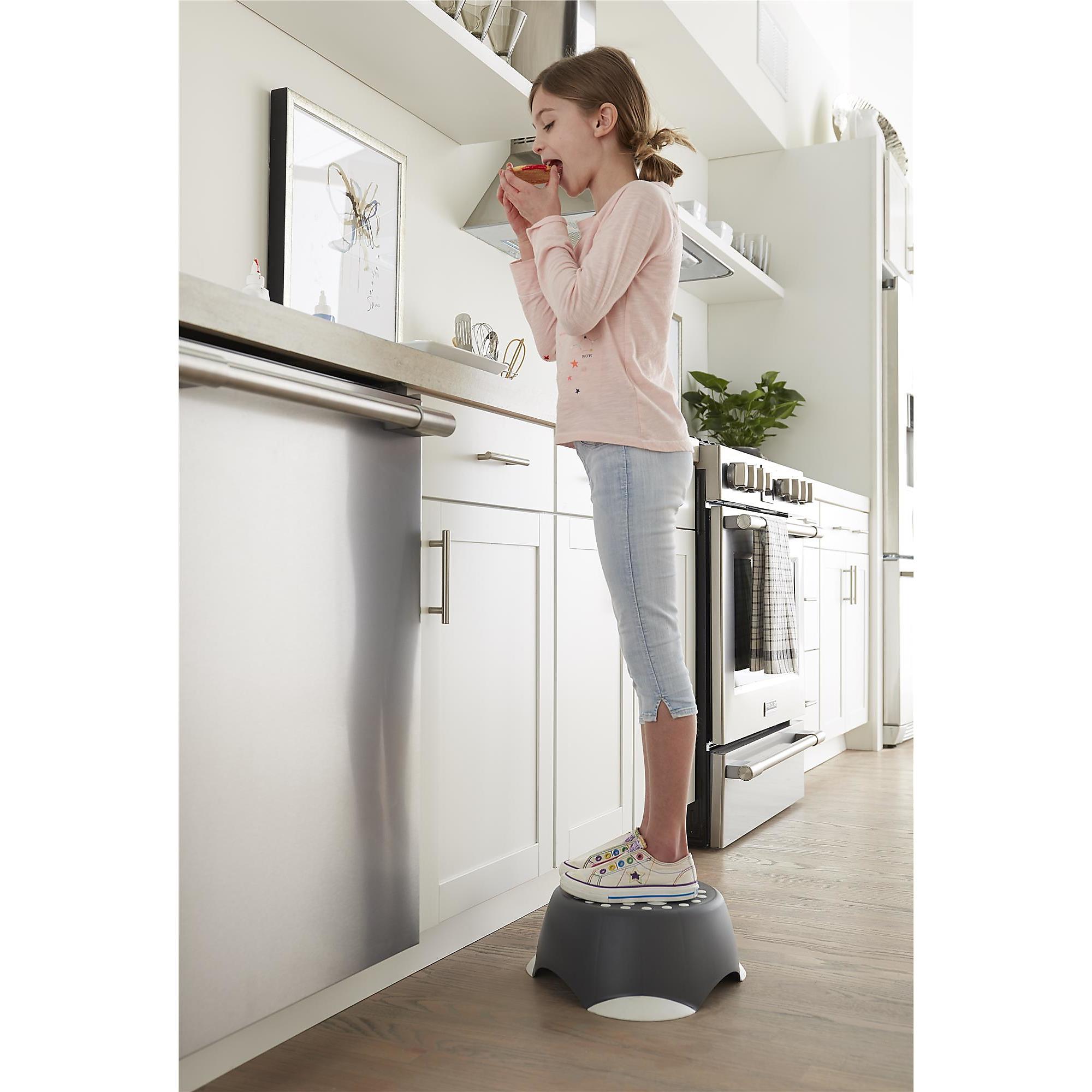 Cosco, Kids' One-Step Small Step Stool, Gray, 2-Pack, Height 5.35 ft ...