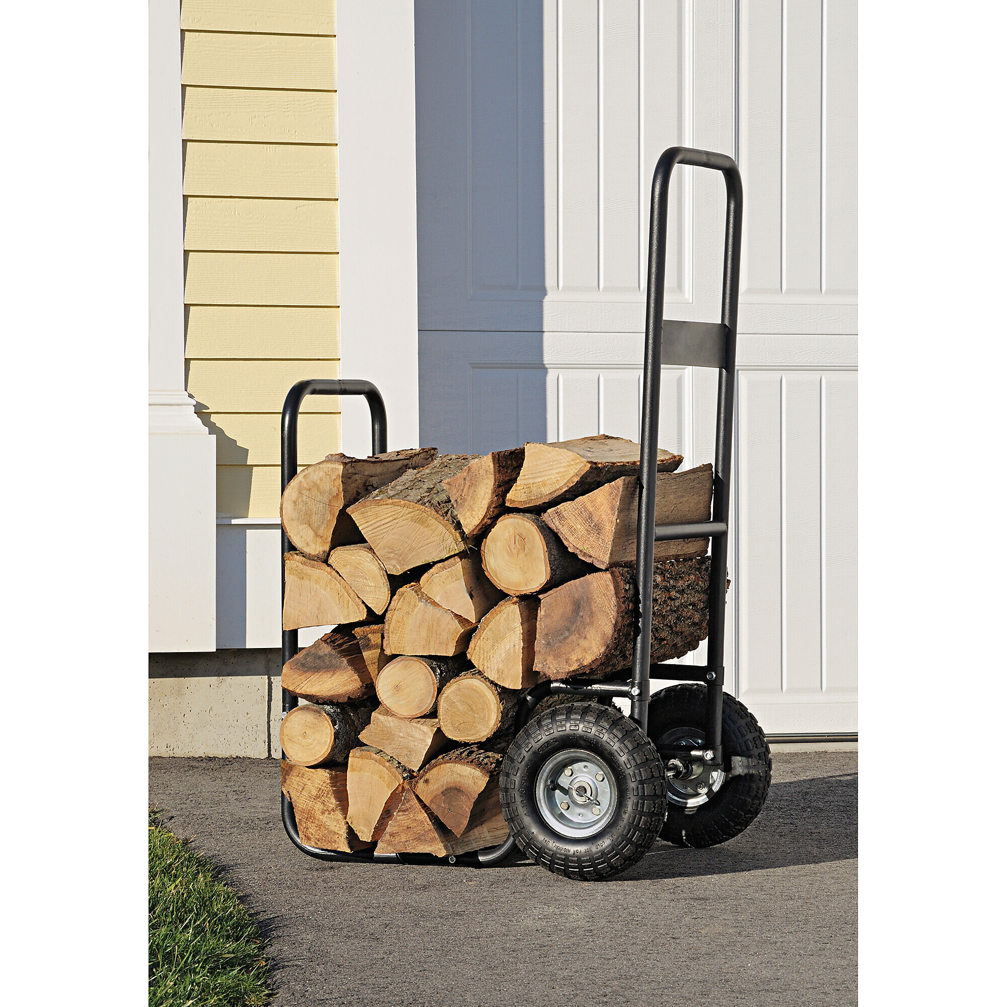 ShelterLogic, Haul-It Wood Mover - Rolling Firewood Cart, Length 26.75 ...
