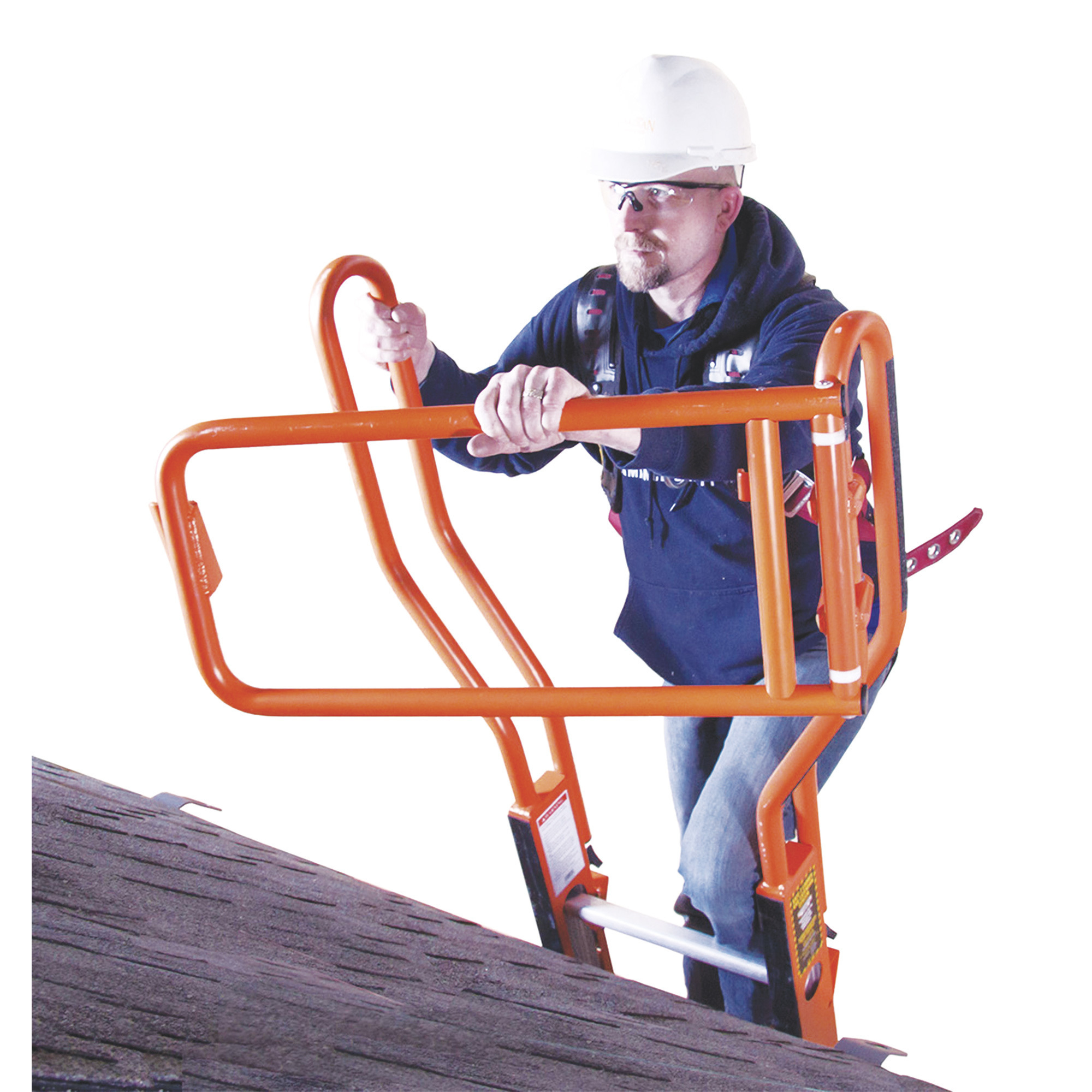 Guardian Fall Protection Safe-T Ladder Gate, 30in.L x 14 1/2in.W x 1 1 ...