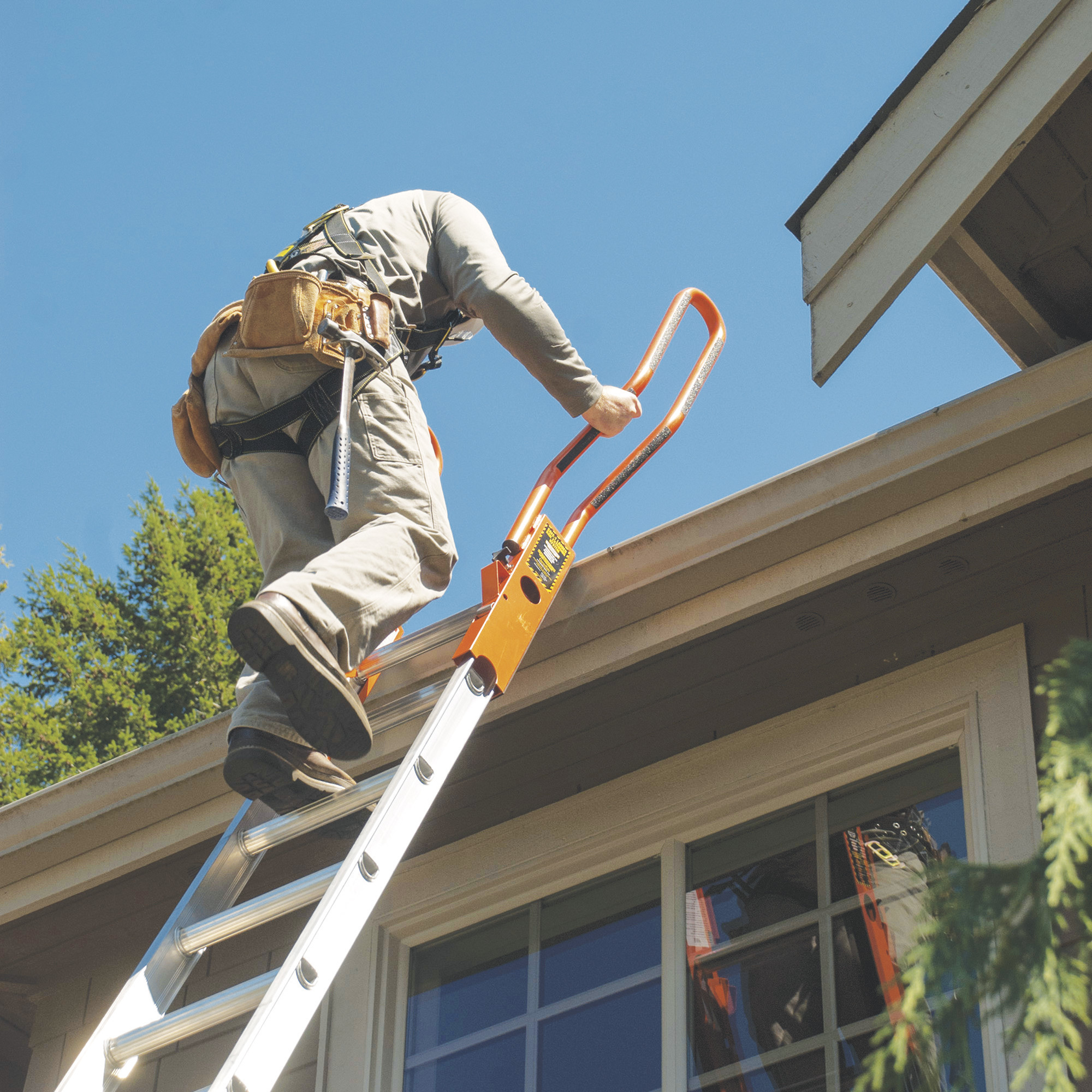 Guardian Fall Protection Safe-T Ladder Extension, Adds 3ft. Above Upper ...