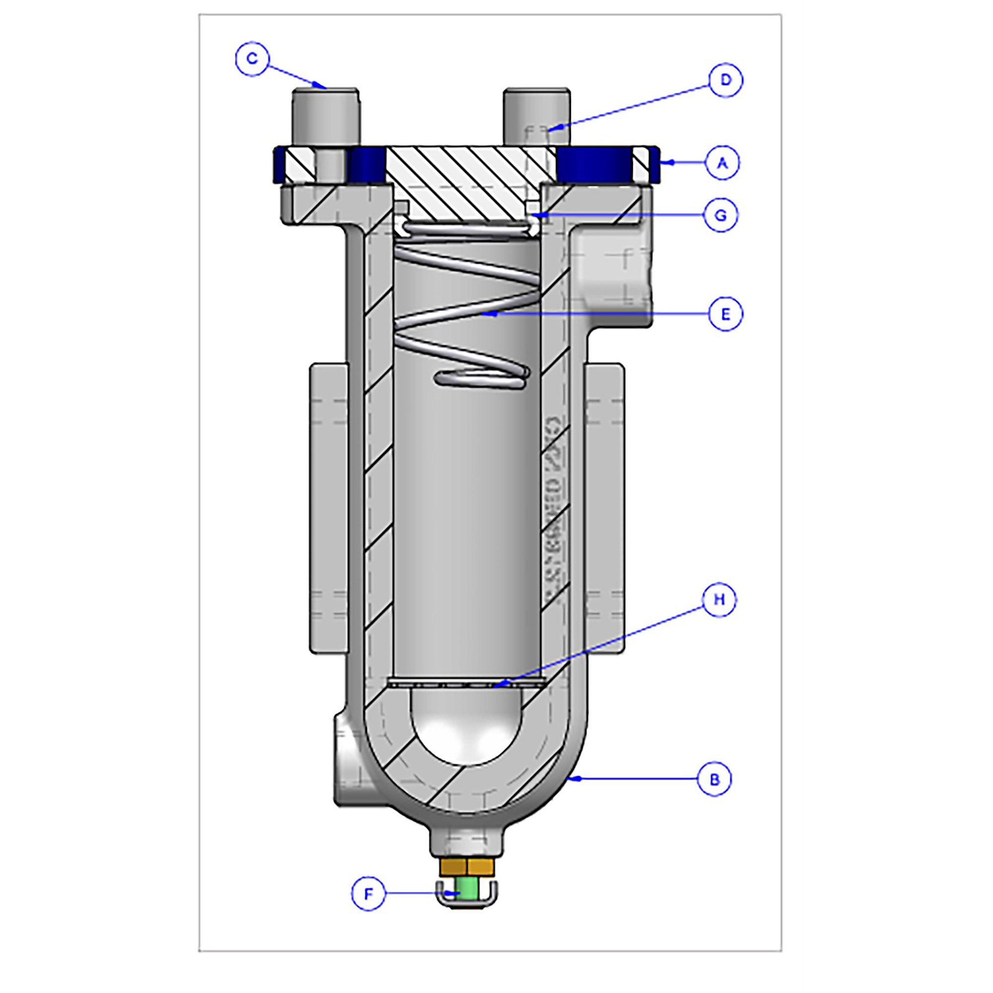 Flo-Dri, Gas Scrubber c/w Cartridges, Model# FLODRI-G10A-MS | Northern Tool