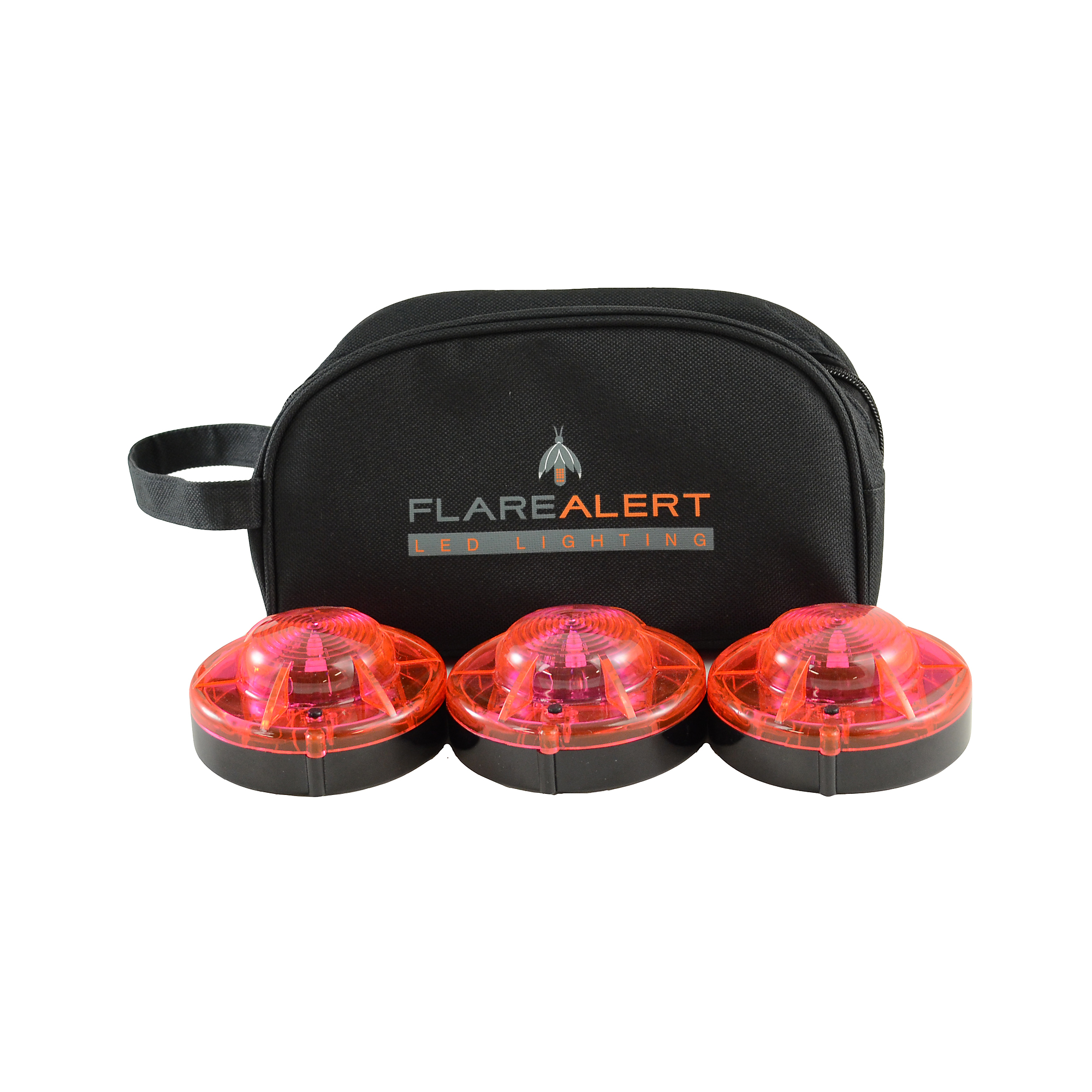 FlareAlert, Small LED Safety Beacon Kit - Red, Case Type Bag, Pieces ...