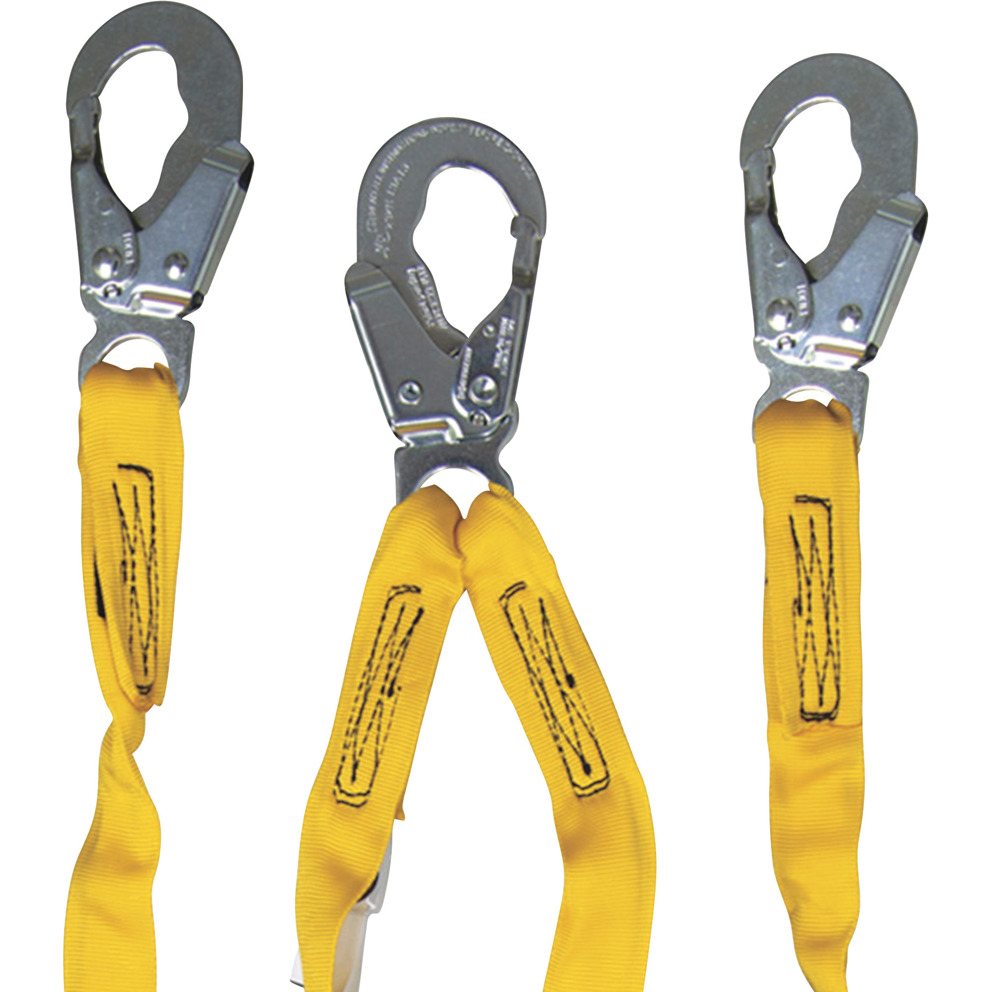 Guardian 6ft. Internal Shock Fall Protection Lanyard, Double Leg, Model ...