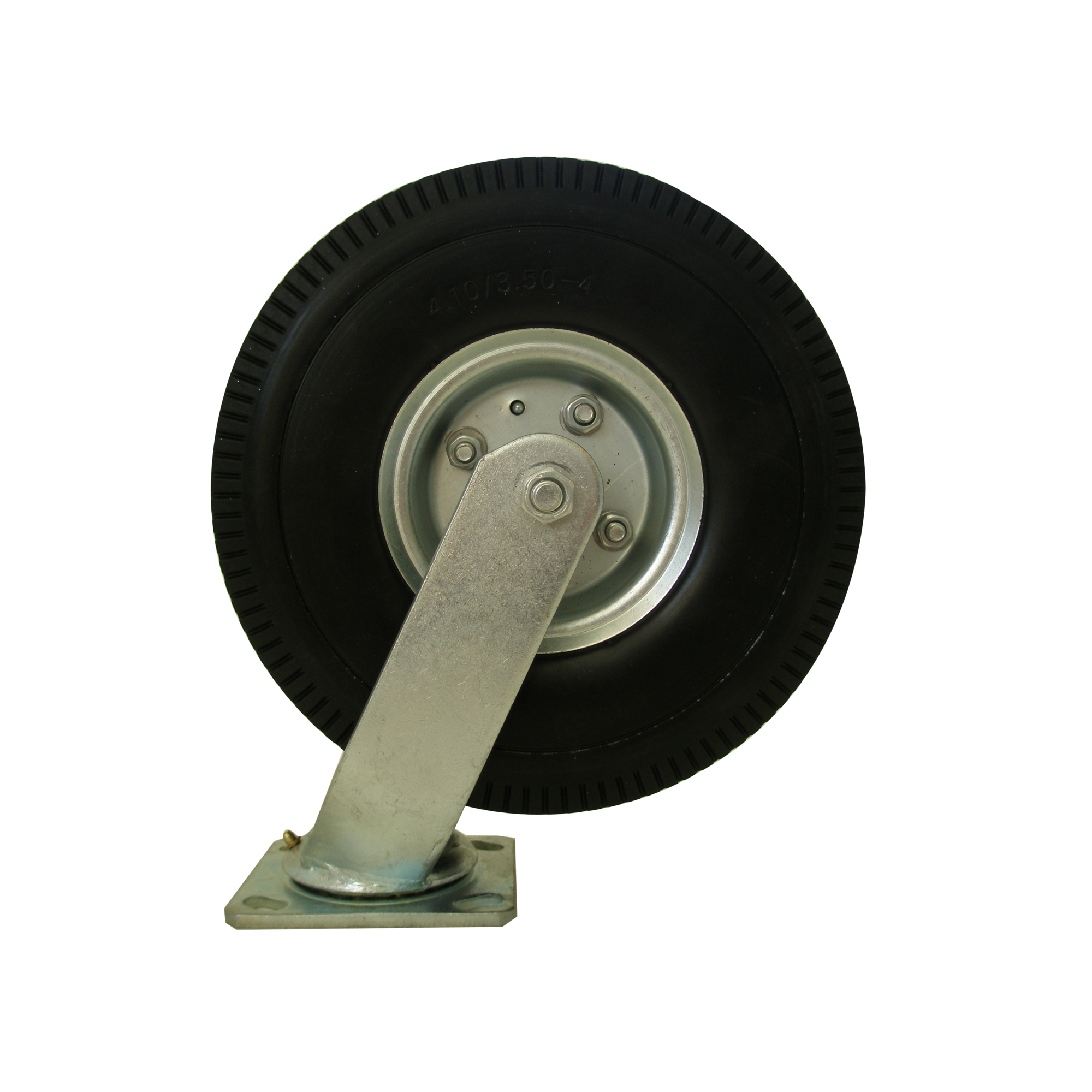Gravel Tuff, 10in. swivel flat free caster, Wheel Diameter 10 in ...