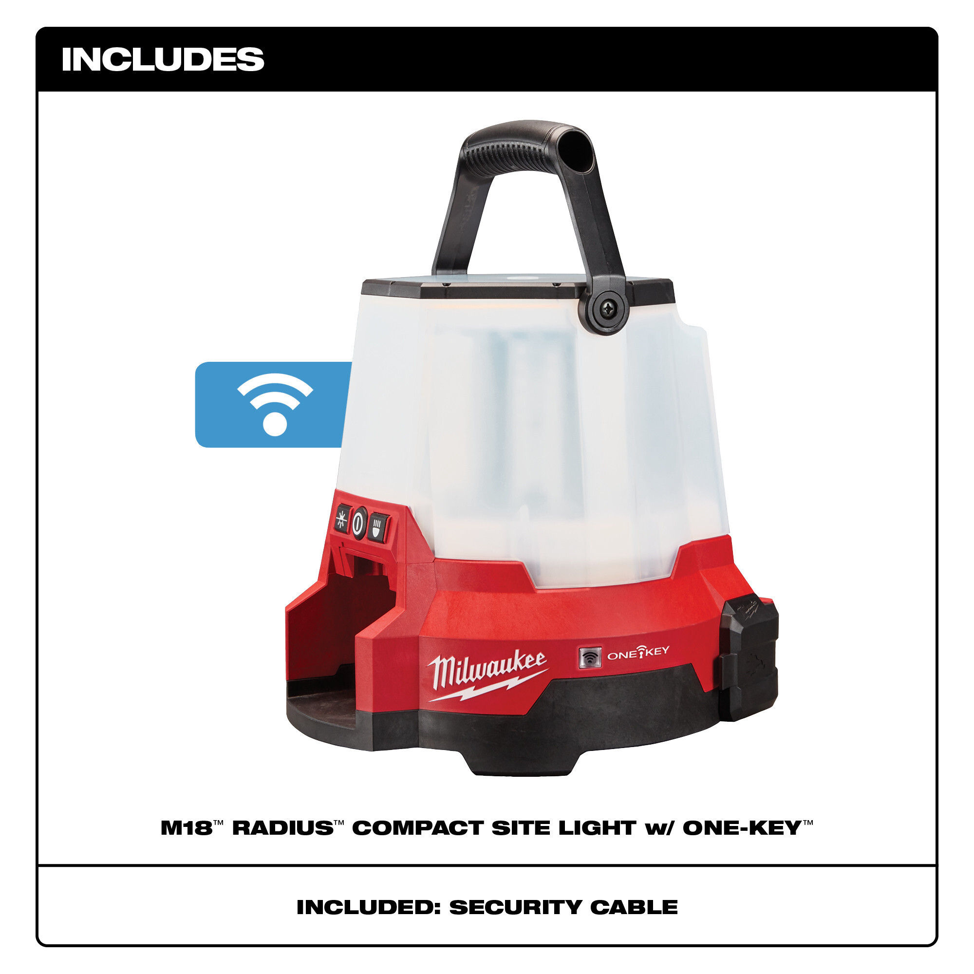 Milwaukee, M18 RADIUS Compact Site Light w/ ONE-KEY, Light Bulb Type ... Milwaukee, M18 RADIUS Compact Site Light w/ ONE-KEY, Light Bulb Type ...