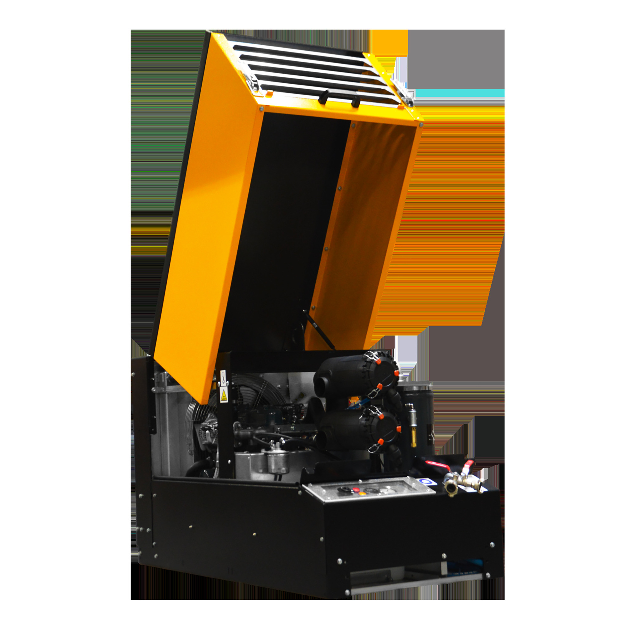 EMAX Tow Behind Portable Rotary Screw Air Compressor, 24HP Diesel ...