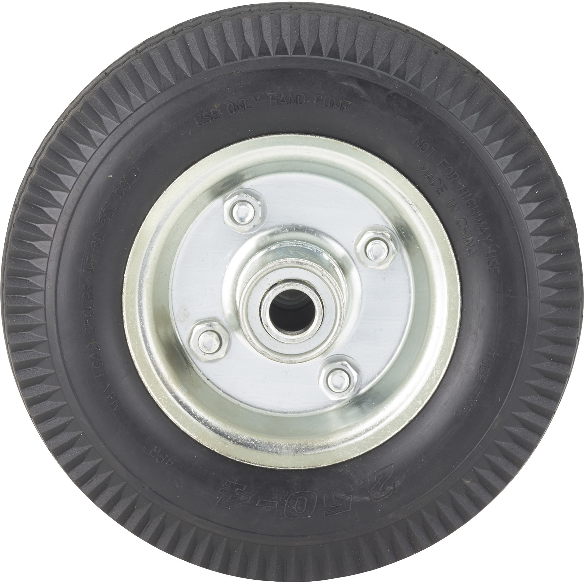 Ironton 8in. Pneumatic Wheel and Tire-- 250-Lb. Capacity, Sawtooth ...