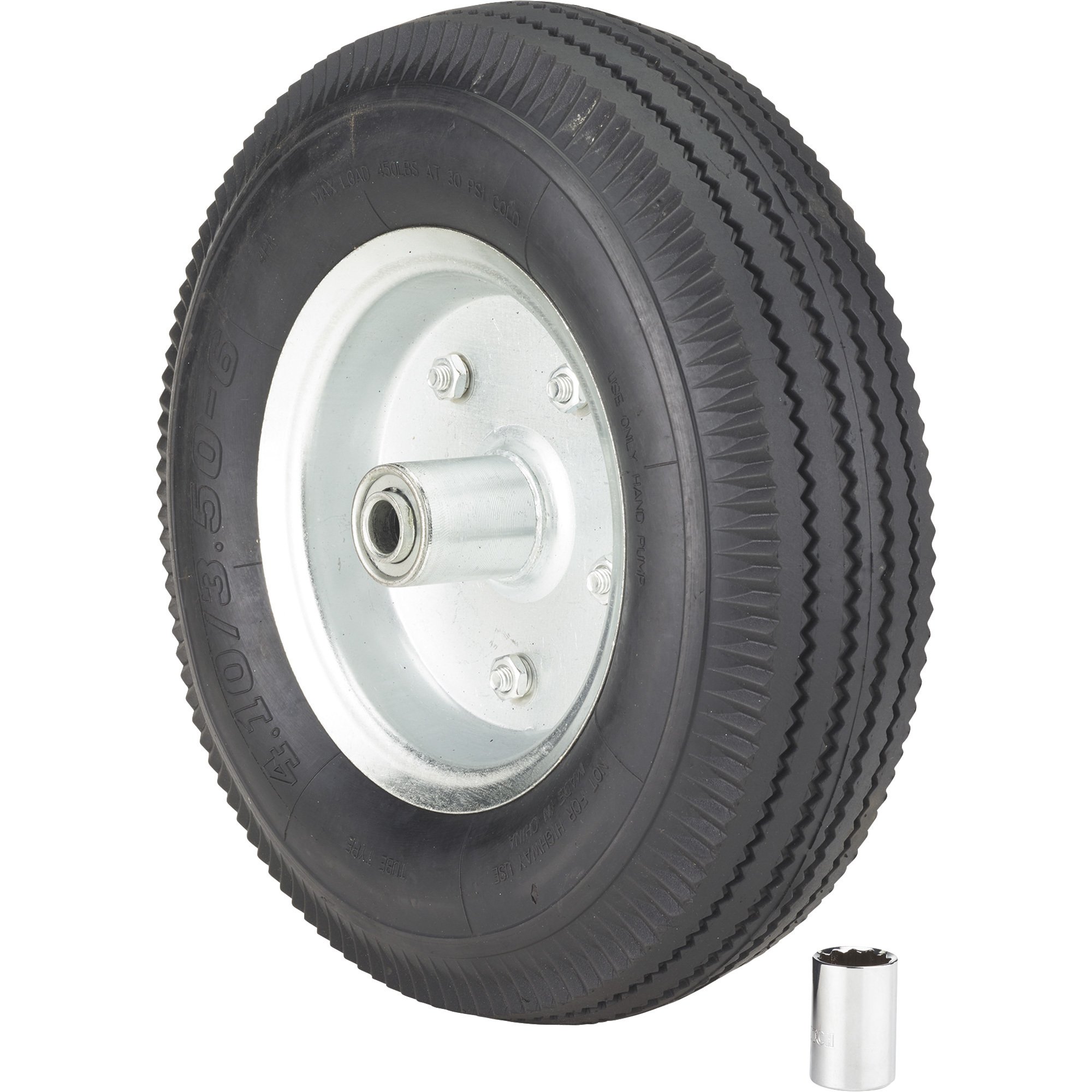 Ironton Pneumatic Wheel and Tire, Sawtooth Tread | Northern Tool