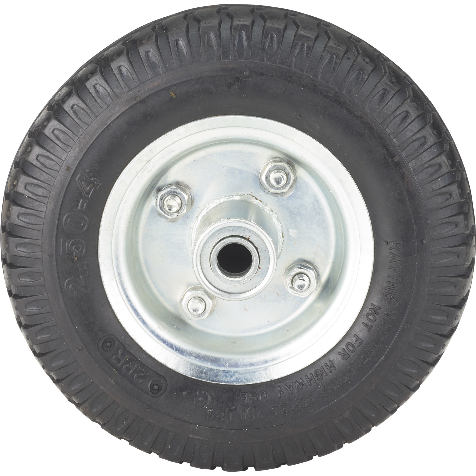 Ironton 8in. Pneumatic Wheel and Tire, 250-Lb. Capacity, Lug Tread ...
