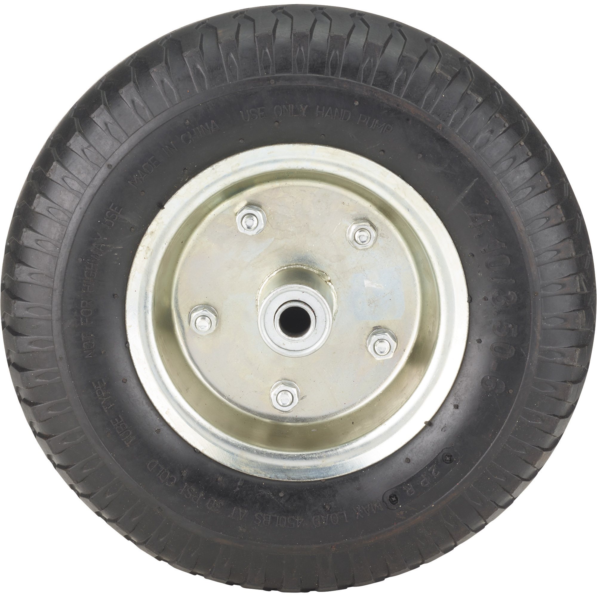 Ironton 12in. Pneumatic Wheel and Tire, 450-Lb. Capacity, Lug Tread ...