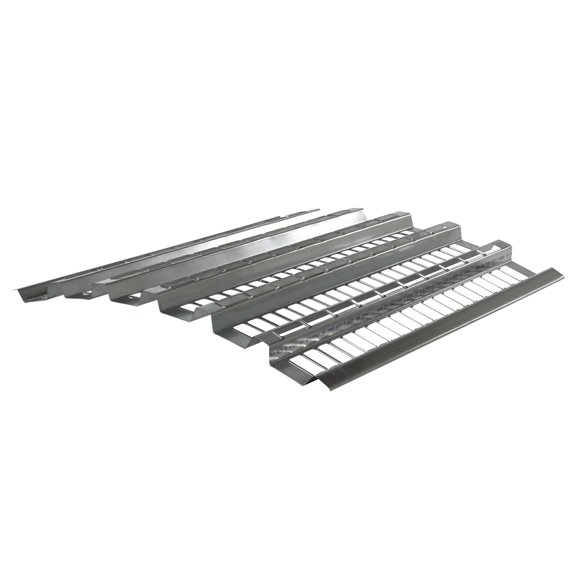 Vestil Galvanized Open-Area Pallet Rack Decking - 108in. Width, 38.5in ...