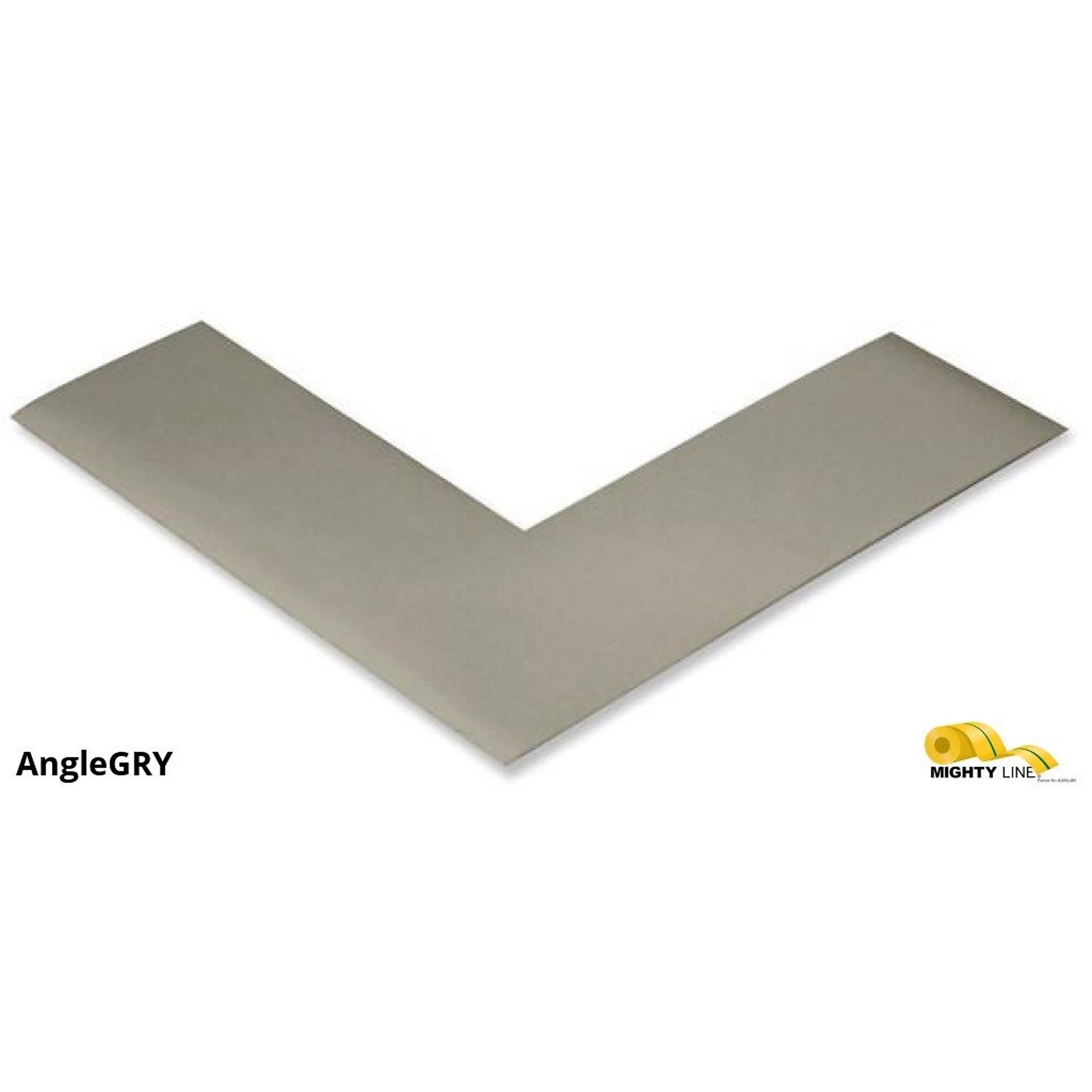 Mighty Line, 2in. Wide Solid GRAY Angle - Pack of 100, Length 6 in ...