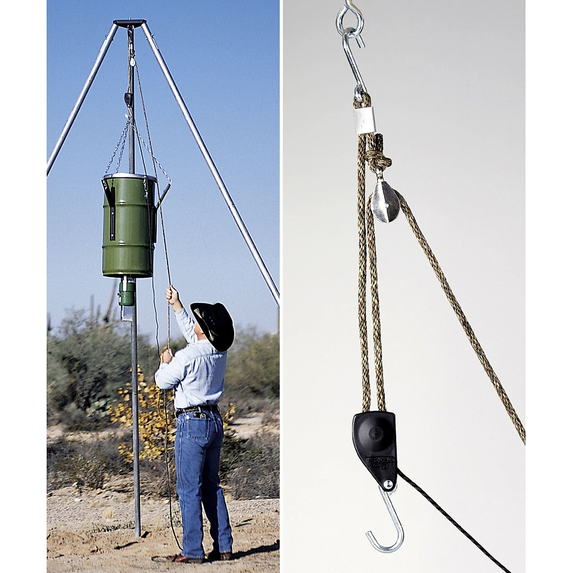 Rope Ratchet, Hang 'Em High Hoist - 250 lb. Maximum Load, Lift Capacity ...