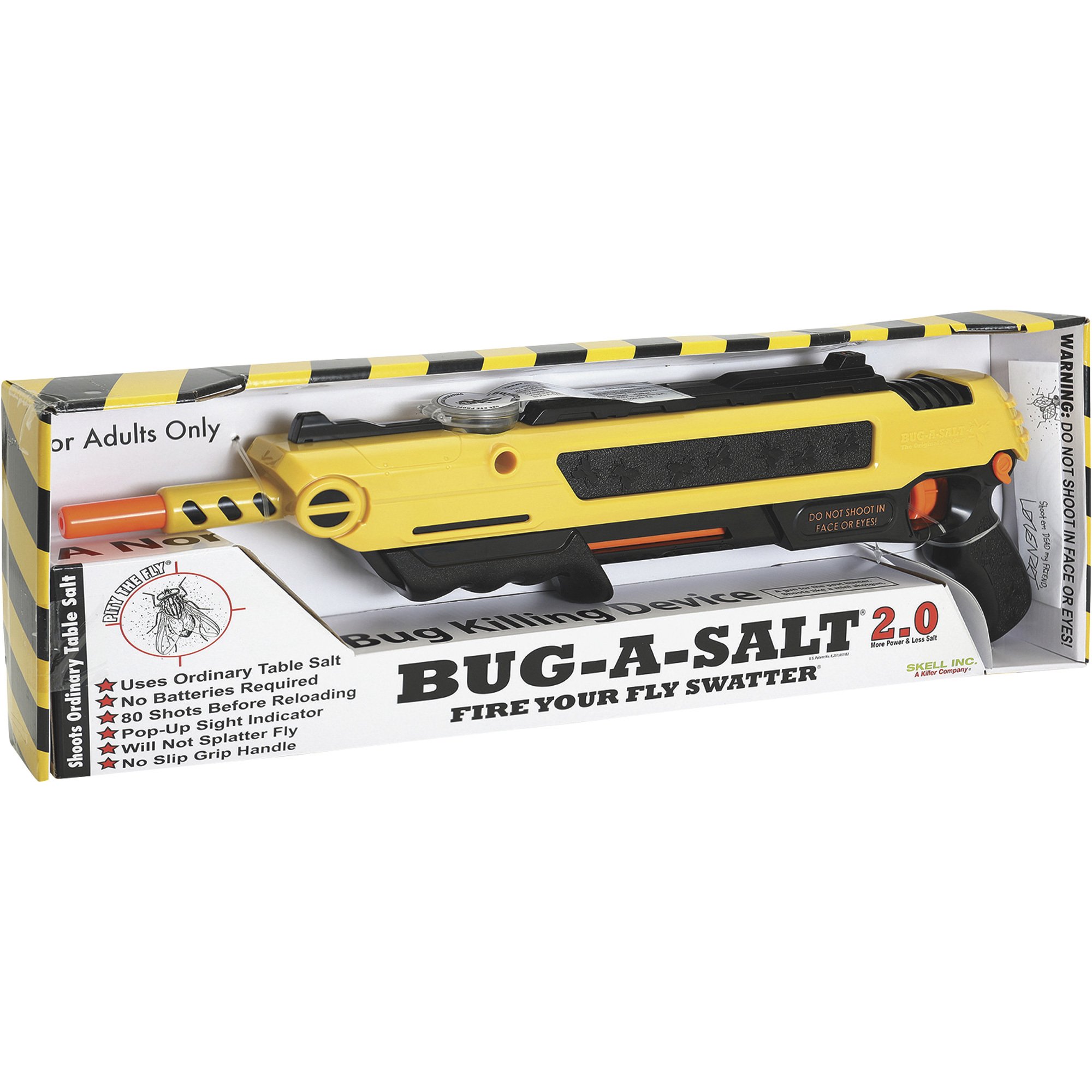 Bug-A-Salt 2.0 — The Original Salt Gun, Yellow/Black, Model# 2.0 ...