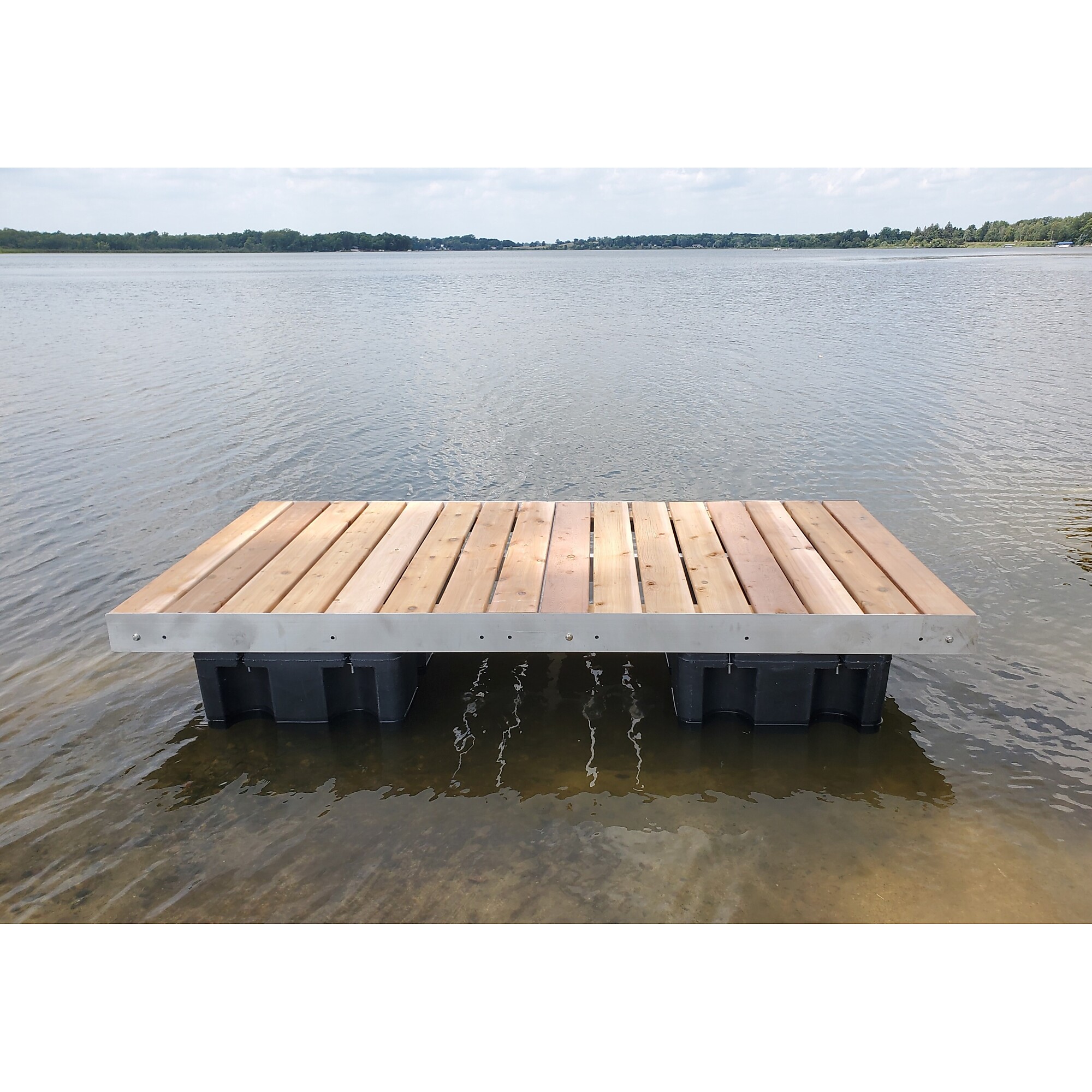 Patriot Docks, LowPro Floating Platform STARTER, Cedar Decking, Product ...