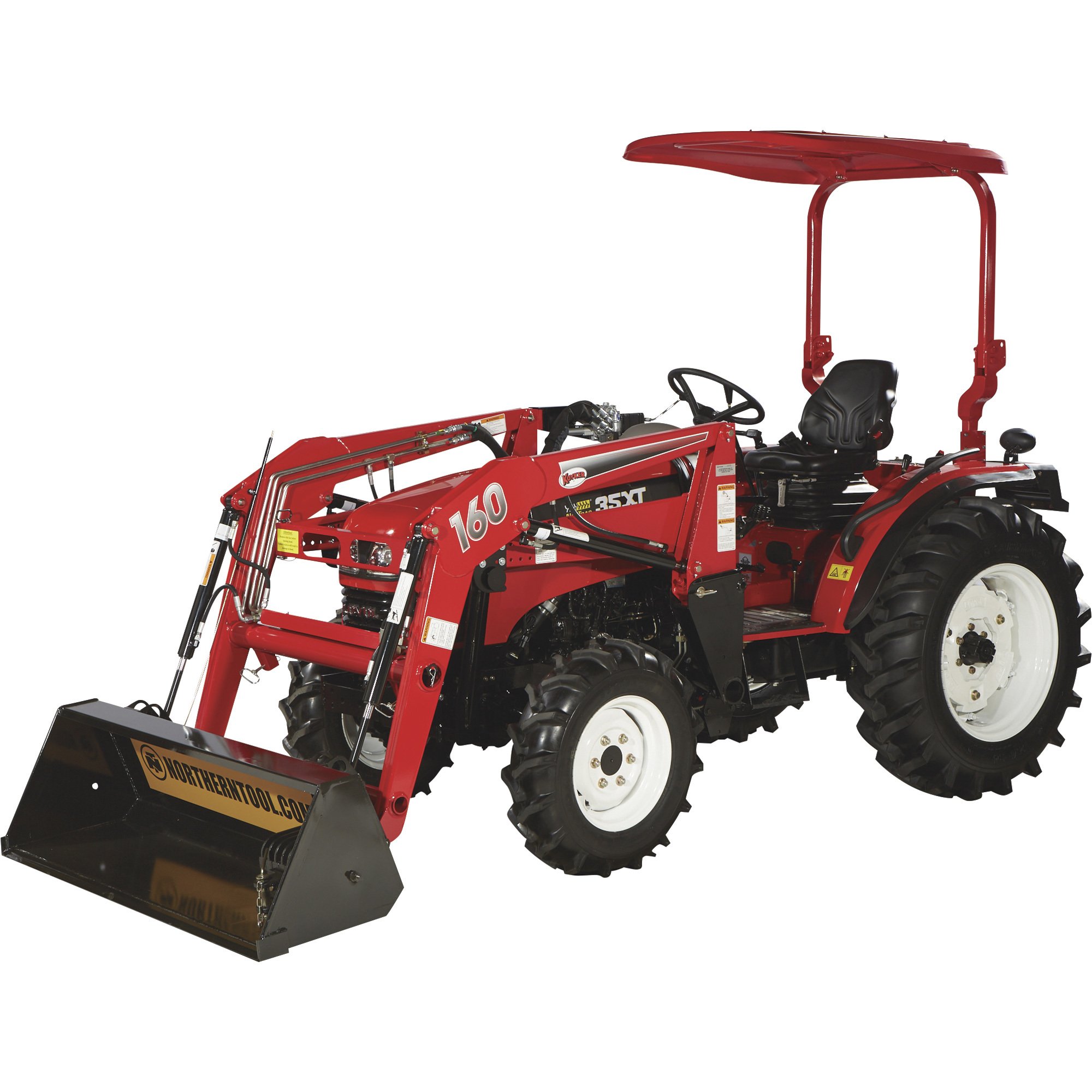 NorTrac 35XT 35 HP 4WD Tractor with Front End Loader — With Ag. Tires ...
