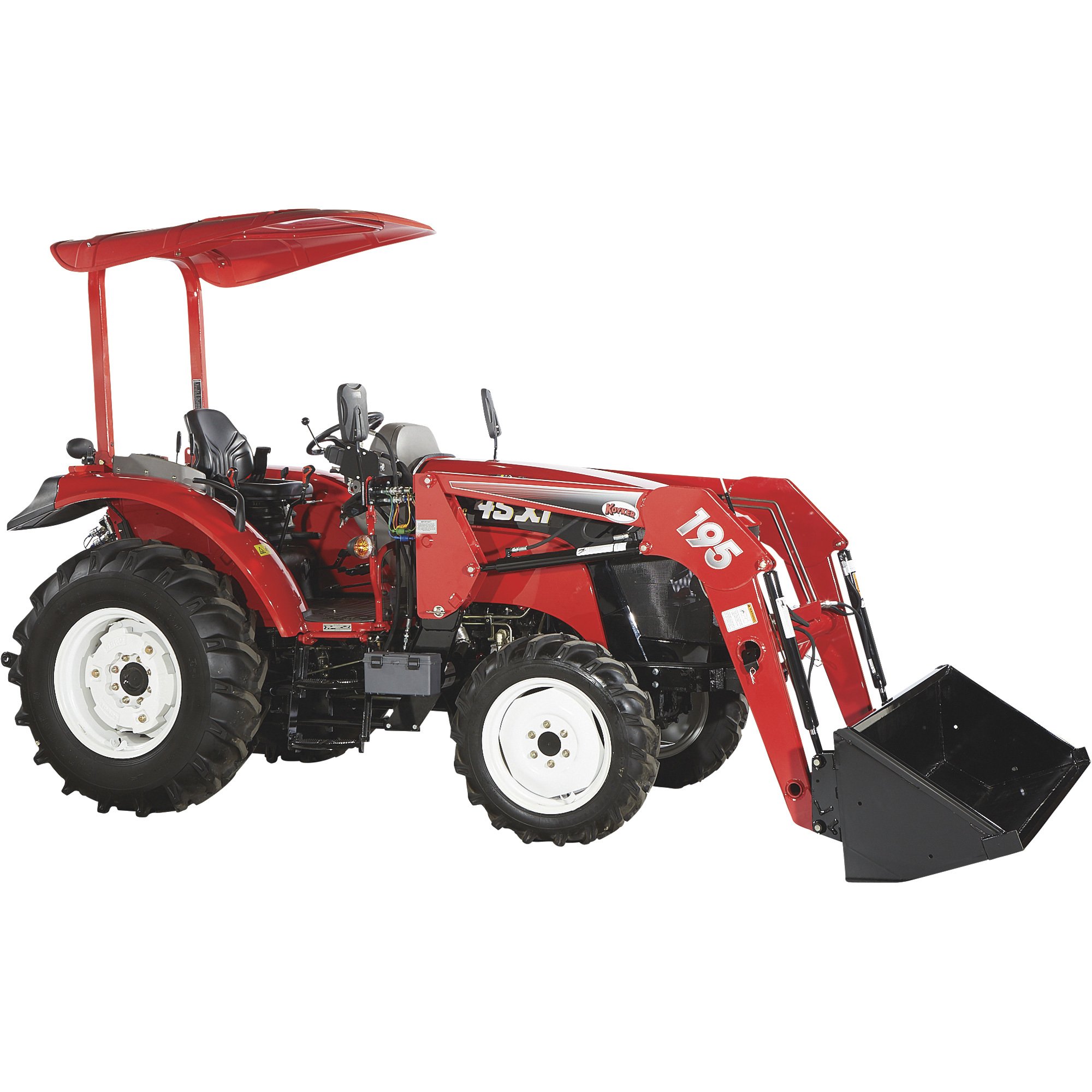 NorTrac 45XT Tractor with ROPS, Front End Loader and Ag Tires — 48 HP ...