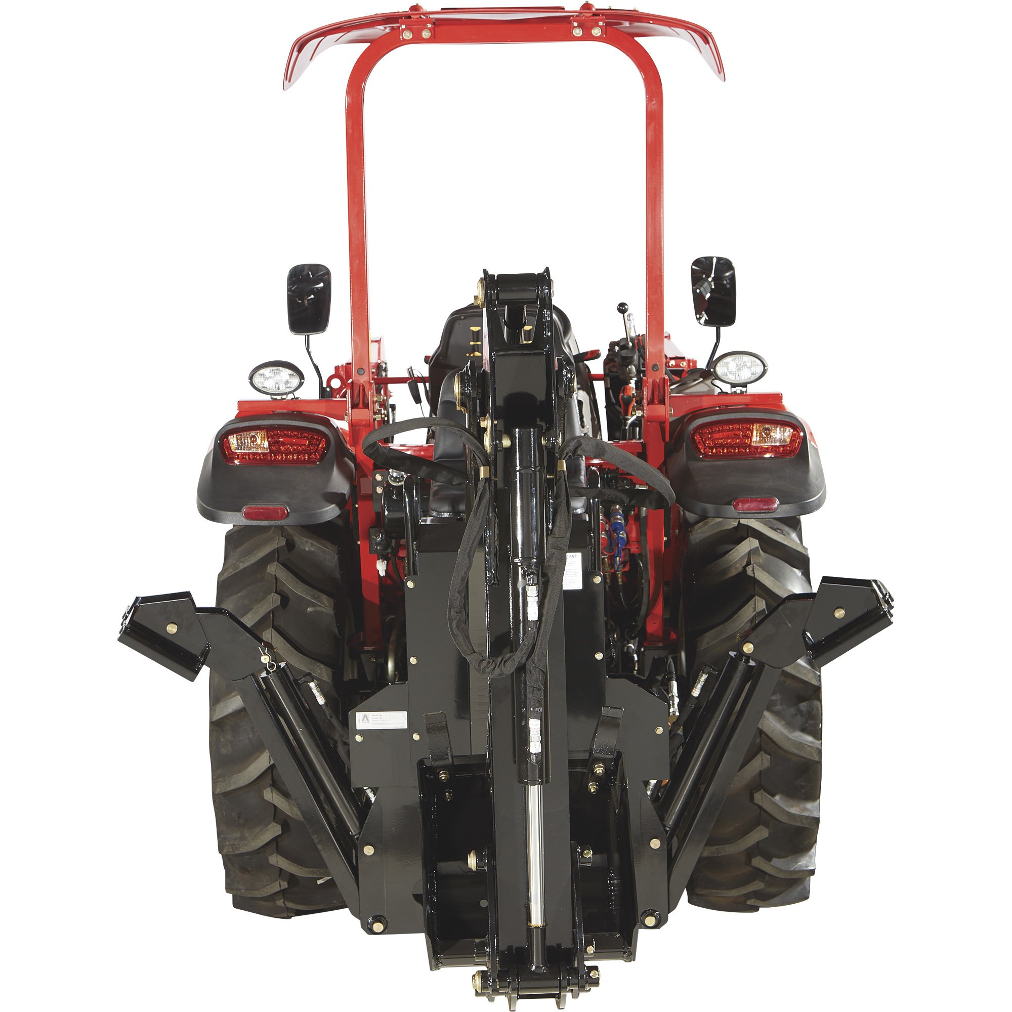 NorTrac 55XT Tractor with ROPS, Front End Loader, Backhoe and Ag Tires ...