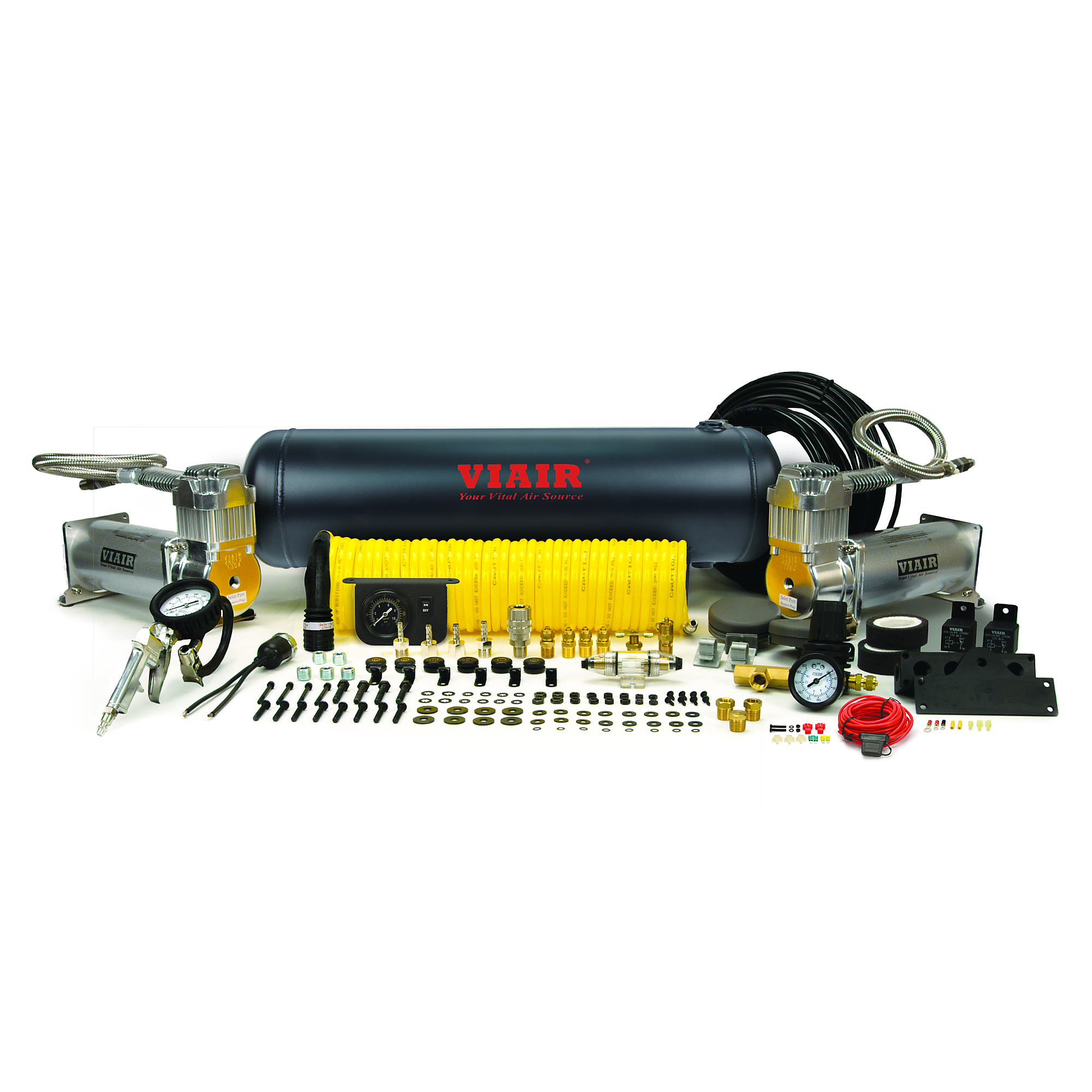 Viair, Dual 450C OBA, Air Tank Size 2.5 Gal, Volts 12, Model# 20017 ...