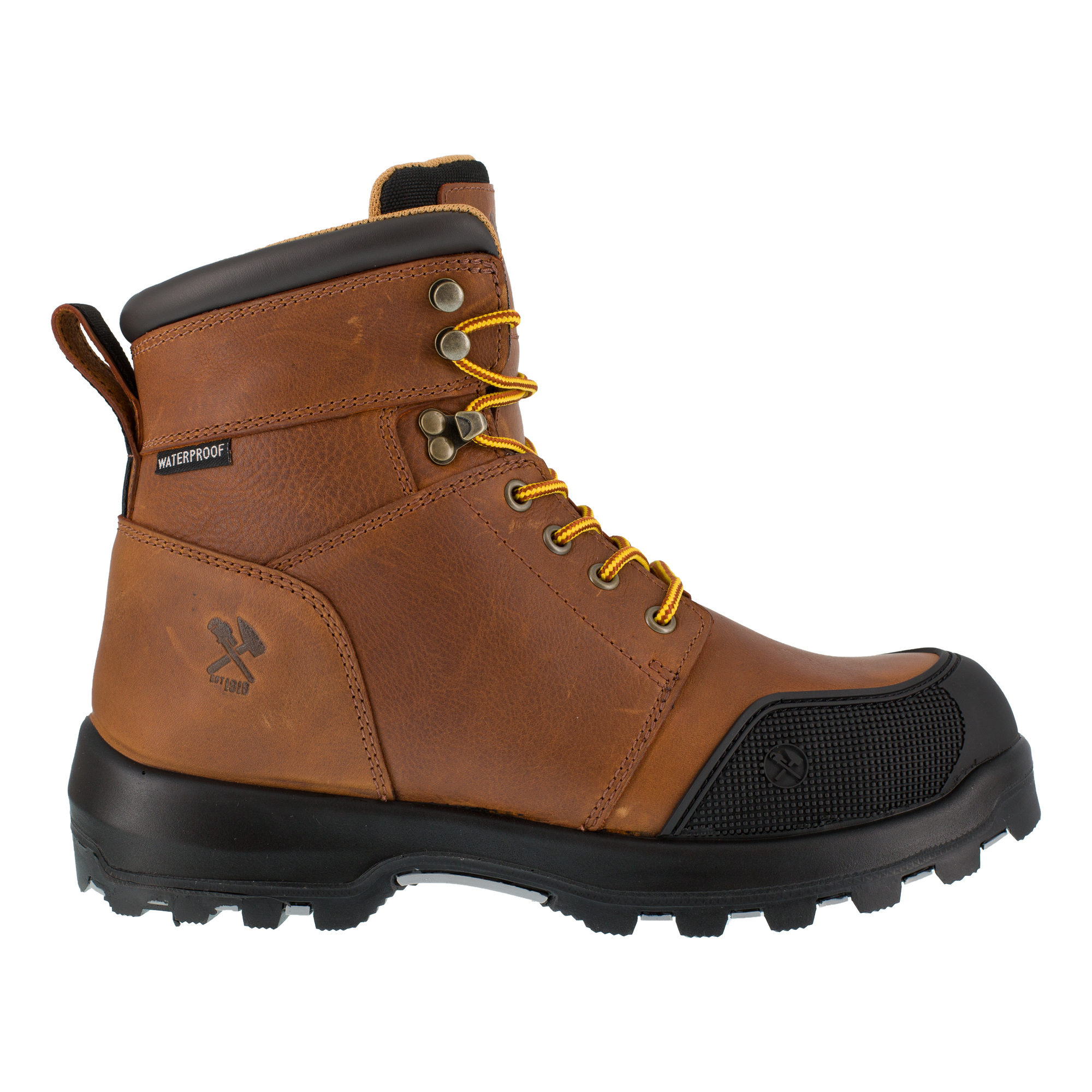 Iron Age, 6in. Waterproof Work Boot, Size 6, Width Wide, Color Brown ...