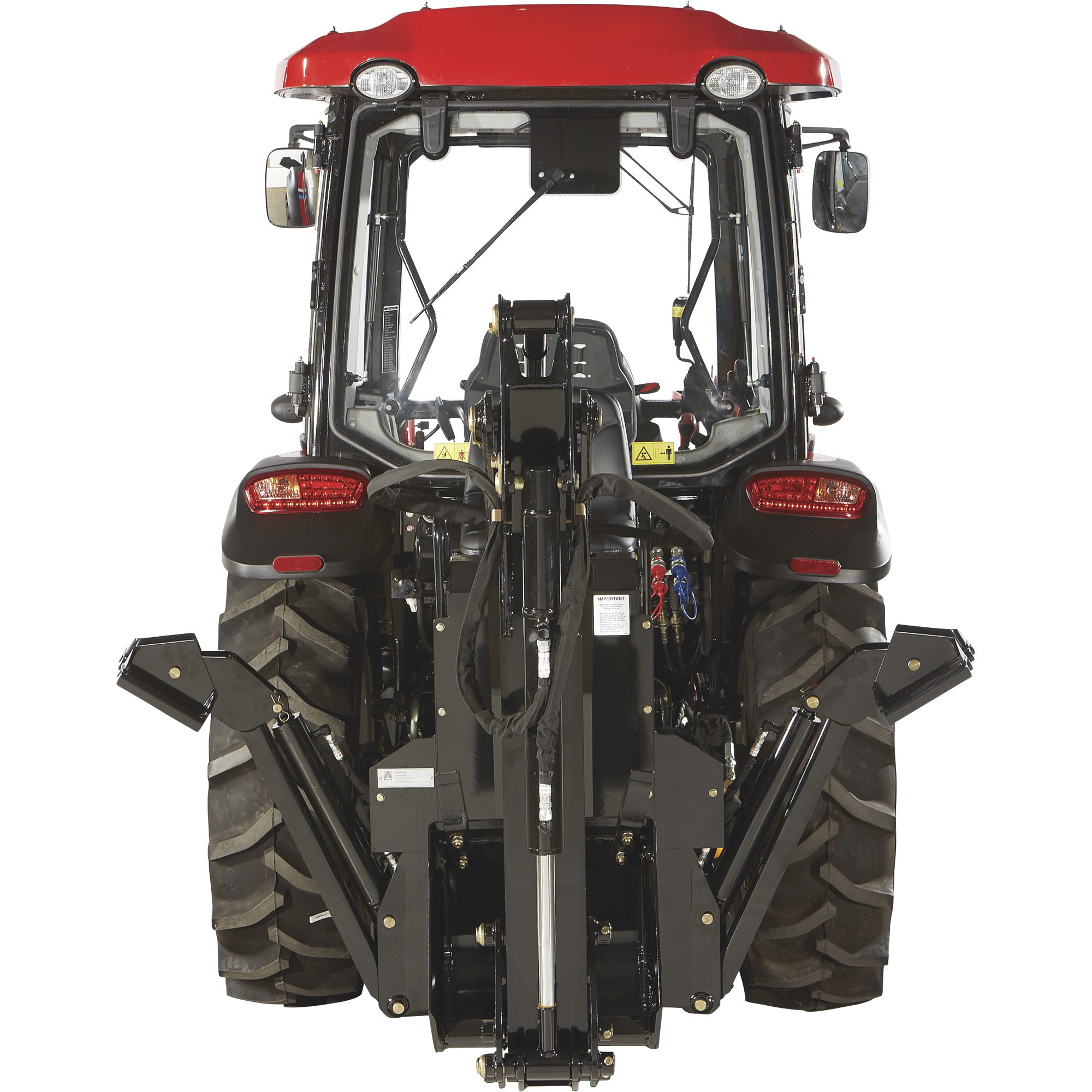 NorTrac 55XTC Tractor with Cab, Front End Loader, Backhoe and Ag Tires ...