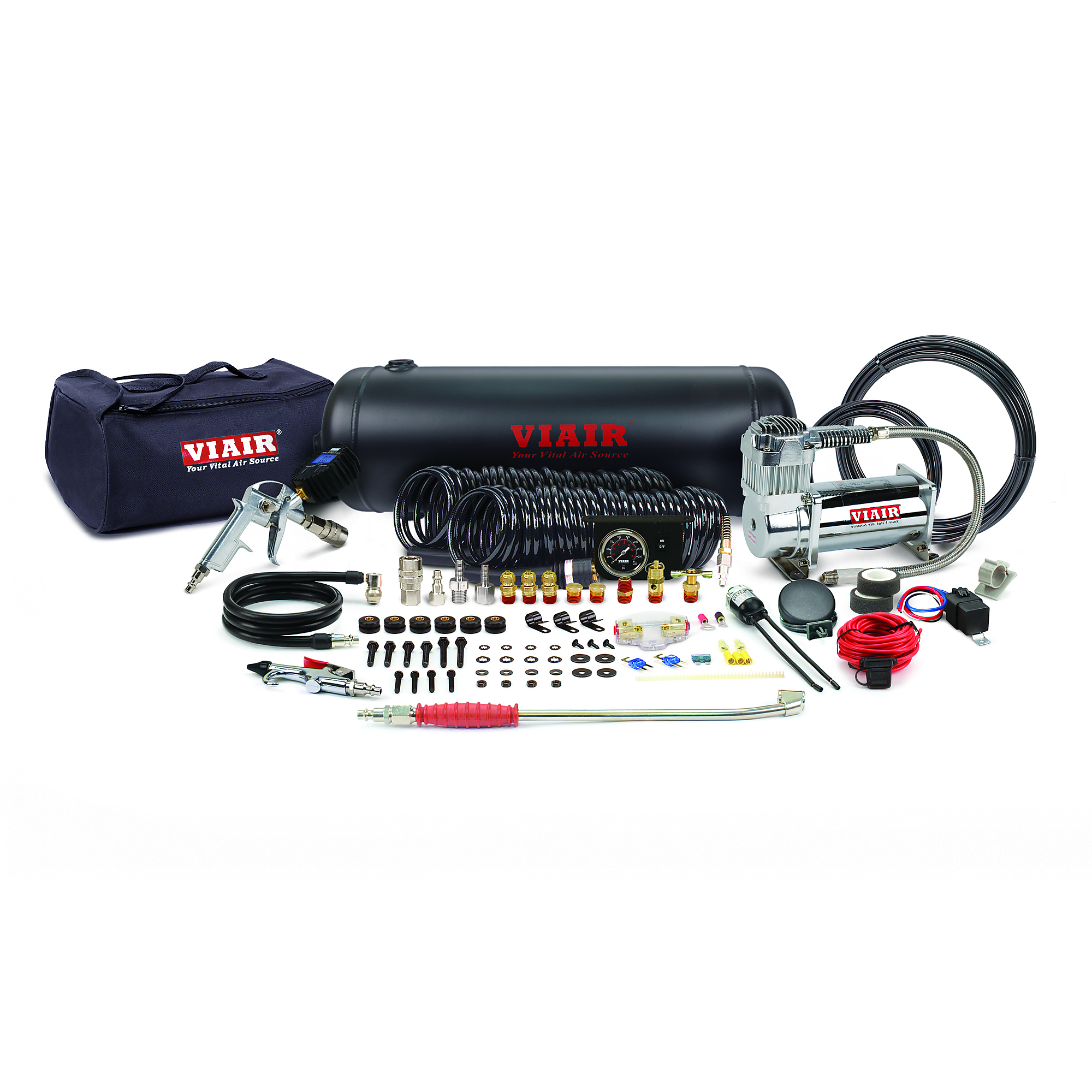 Viair, BaseCamp Heavy Duty OBA, Air Tank Size 2 Gal, Volts 12, Model ...