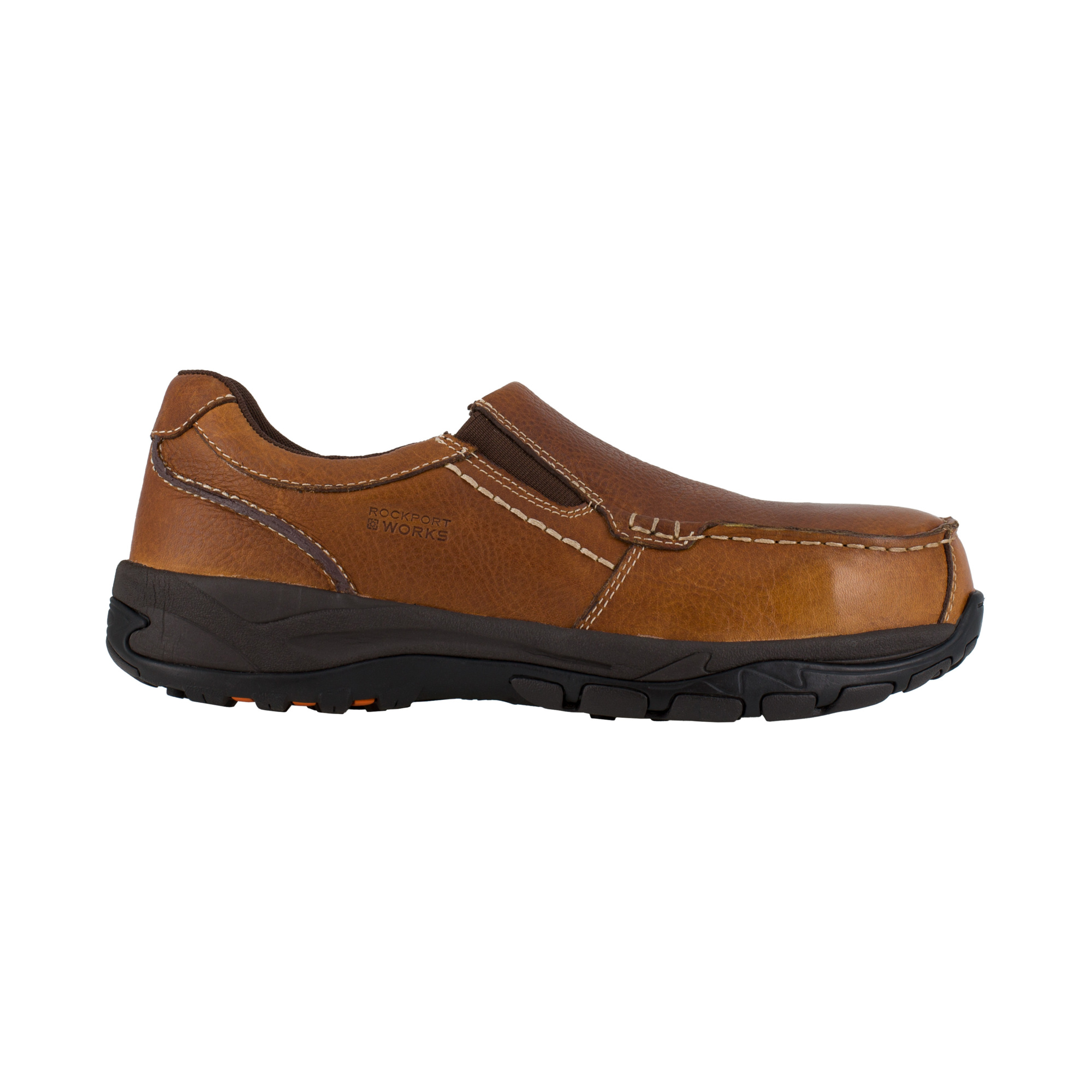 Rockport Works, Moc Toe Work Slip-On, Size 9 1/2, Width Wide, Color ...