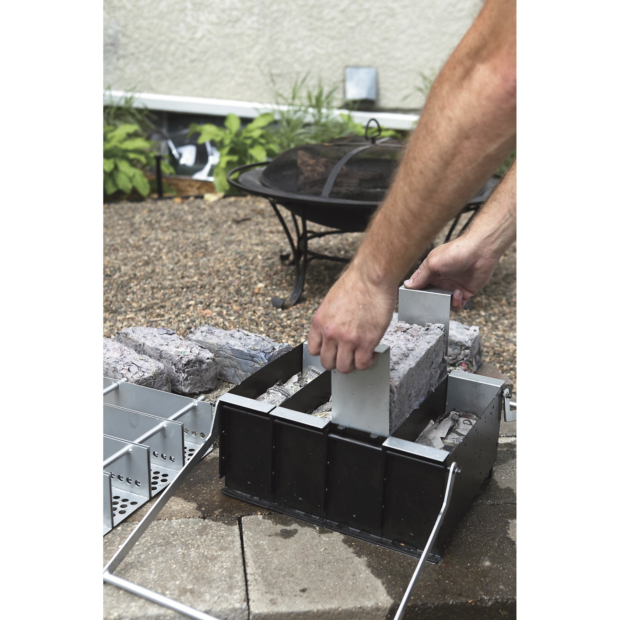 4-in-1 Paper Log Maker — Fire-Ready Bricks Made from Newspaper ...