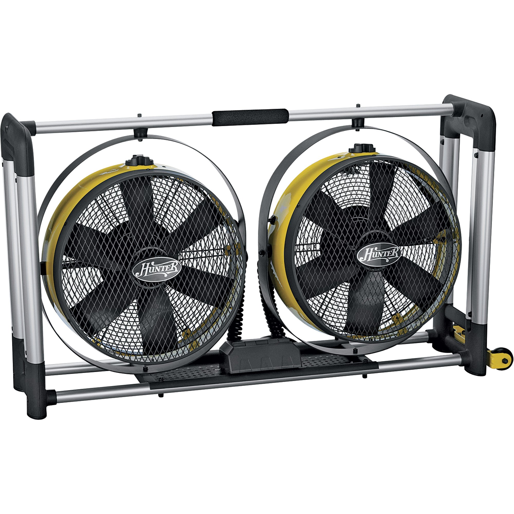 Hunter Fan Twin Turbo Worksite Fan — Two 14in. Dia. Fans, Model# 90245 ...